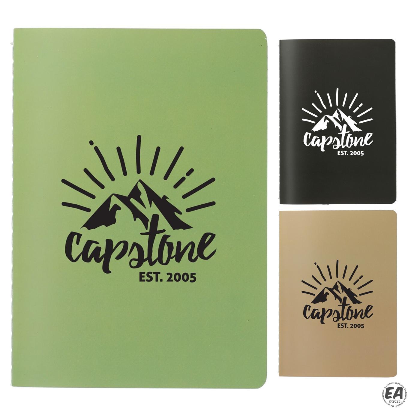 Customized Mineral Stone Field Bound Notebook 5x7 | Promotional ...