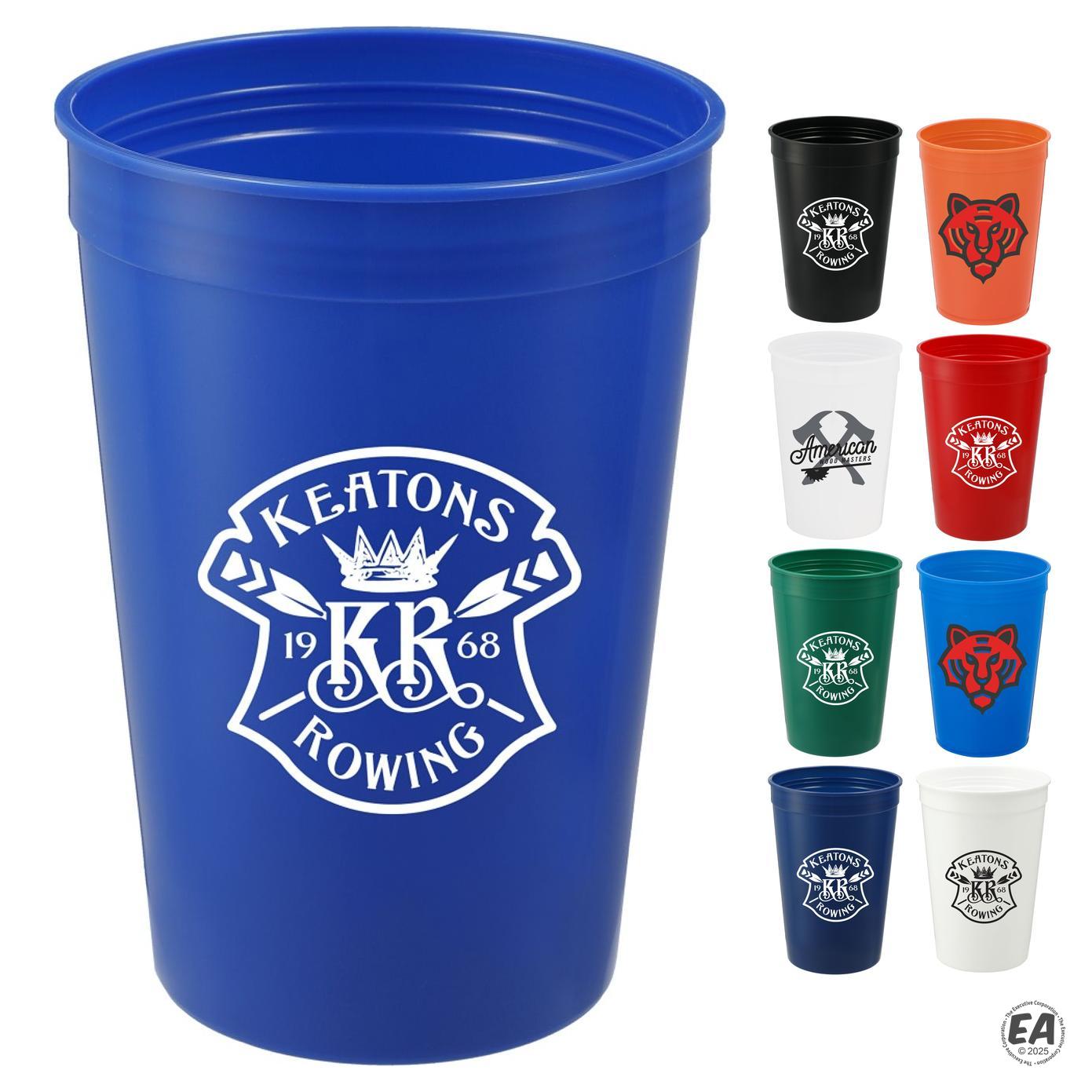 Promotional Solid 16 oz Stadium Cup | Customized Plastic Cups | Custom ...