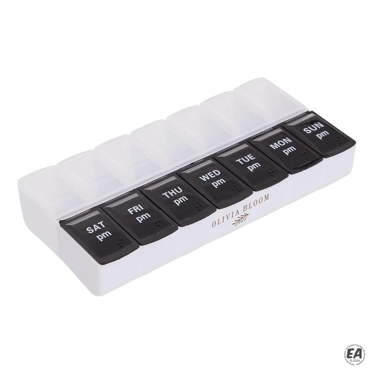 Promotional Recycled AM/PM Pill Case | Custom Pill Cases | Branded ...