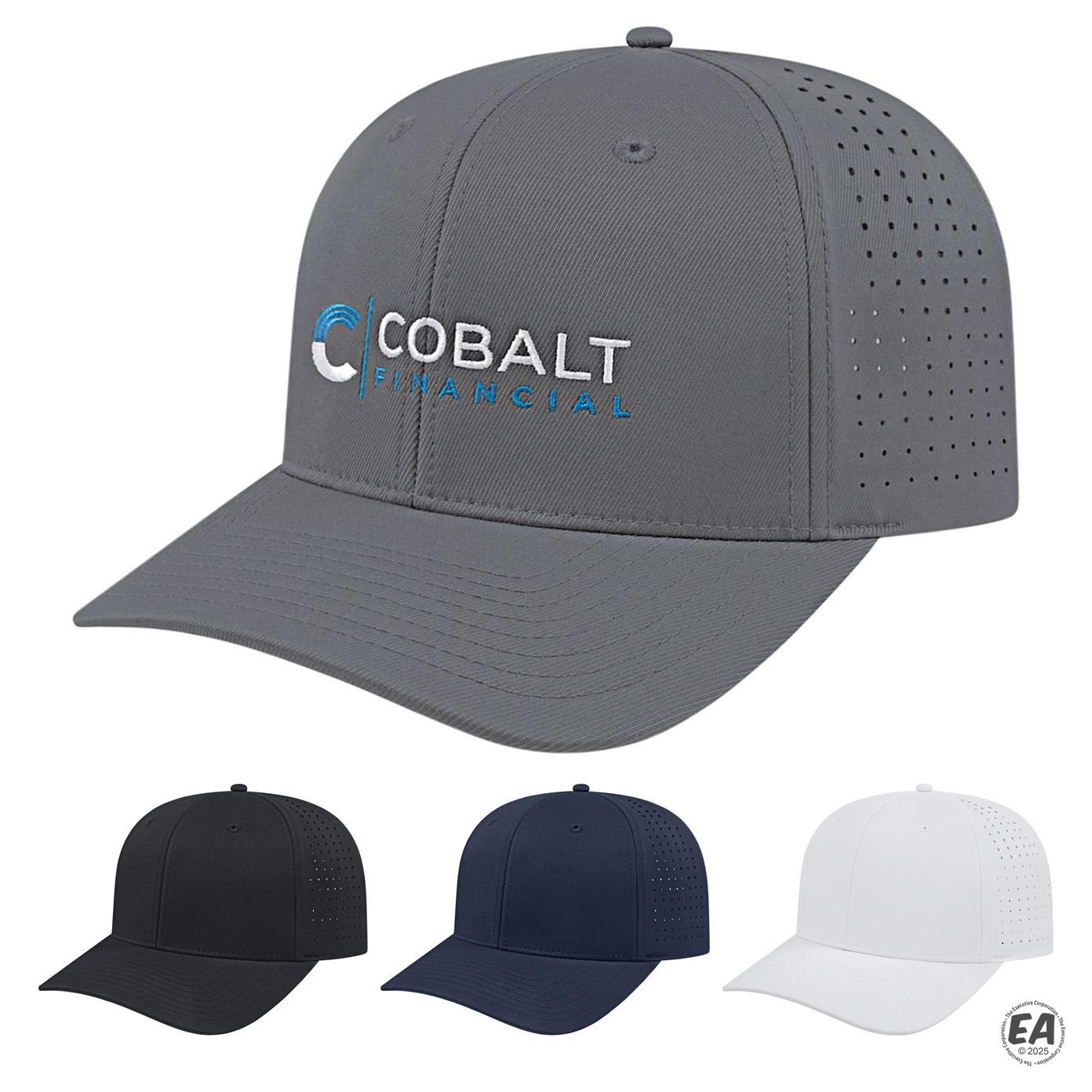 Customized Cap America Perforated Performance Snap Back Cap ...