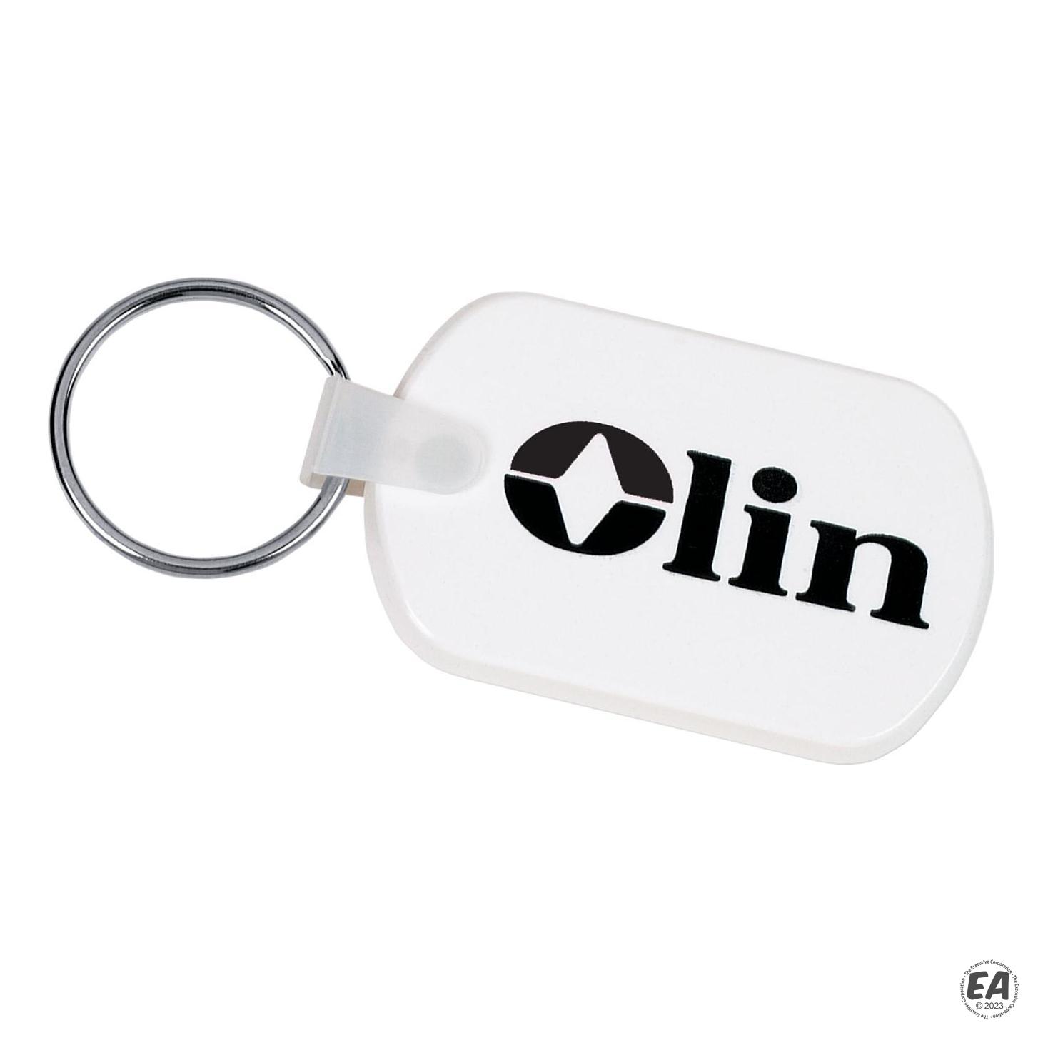 Customized Rectangular Soft Key Tag | Branded Key Fobs | Custom ...
