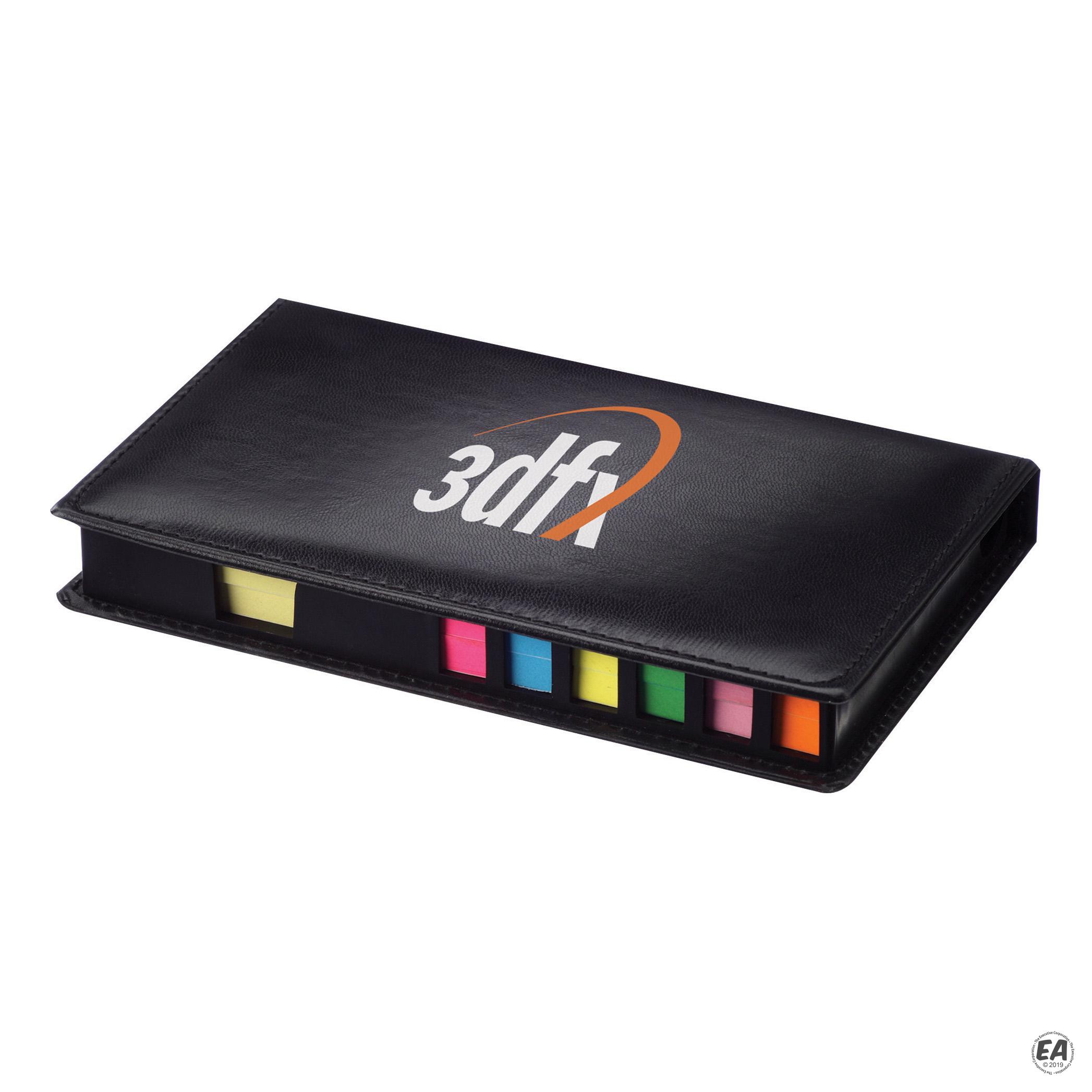 Promotional Deluxe Memo Pad Desk Caddy | Customized Sticky Notes ...