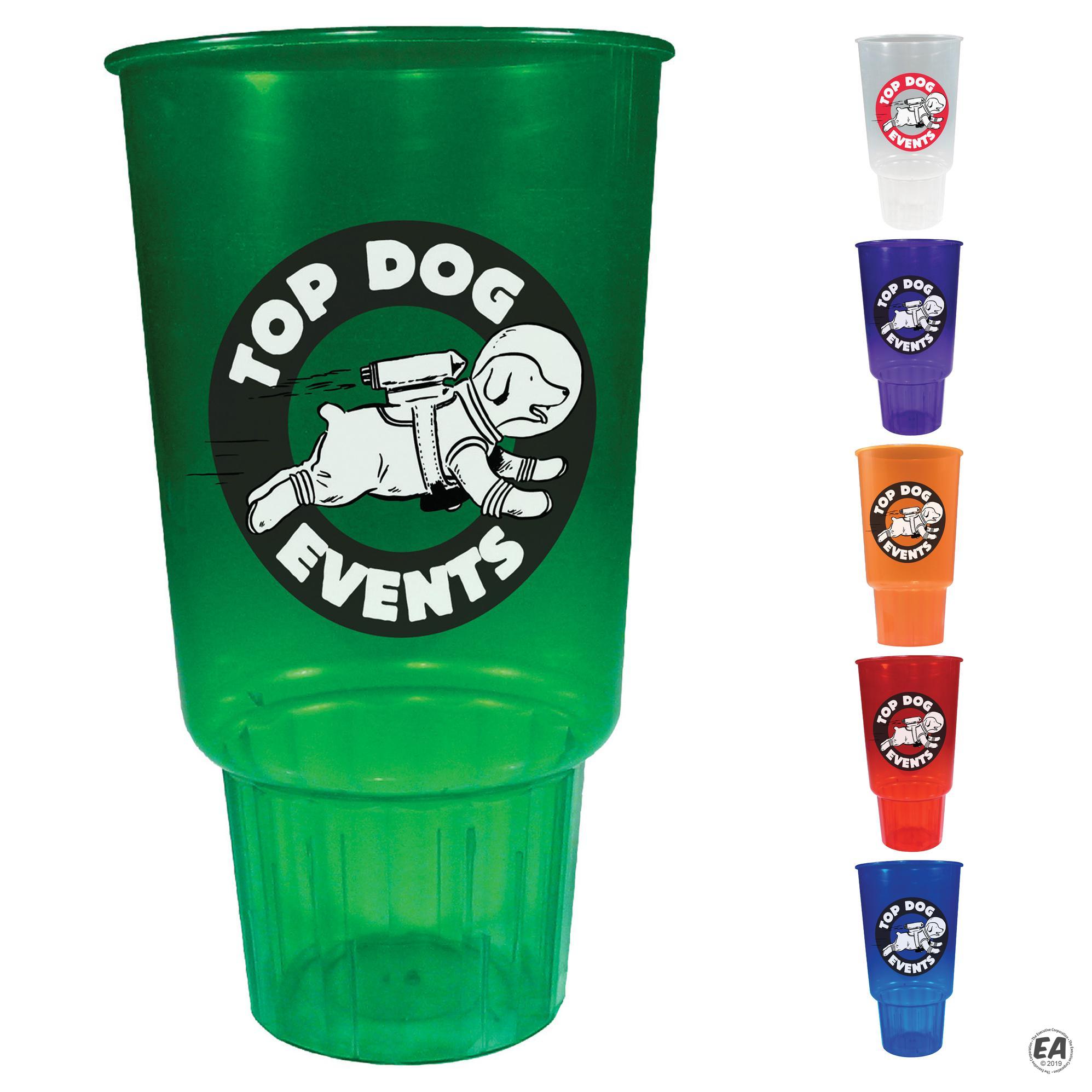 Customized HL 32 oz Jewel Stadium CarCup | Promotional Plastic Cups ...