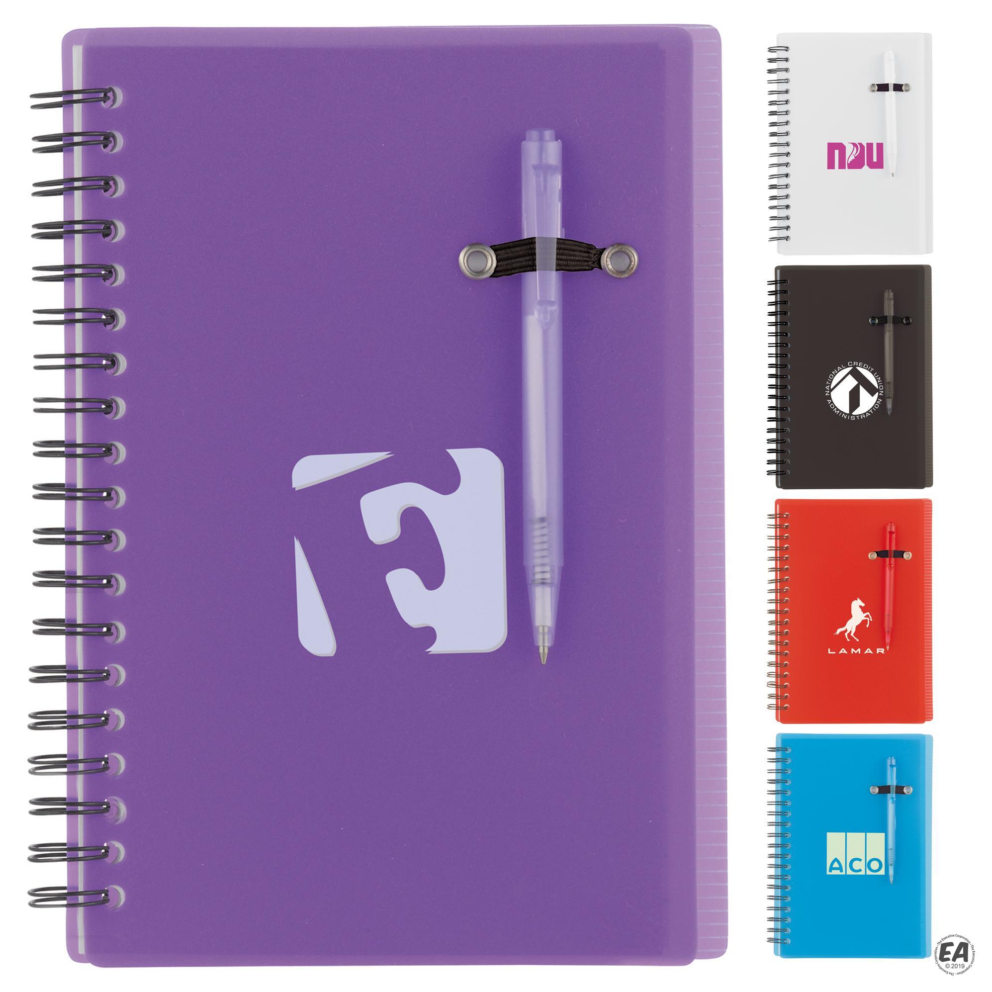 Customized The Chronicle Spiral 5x7 Notebook | Branded Notebook Pen ...