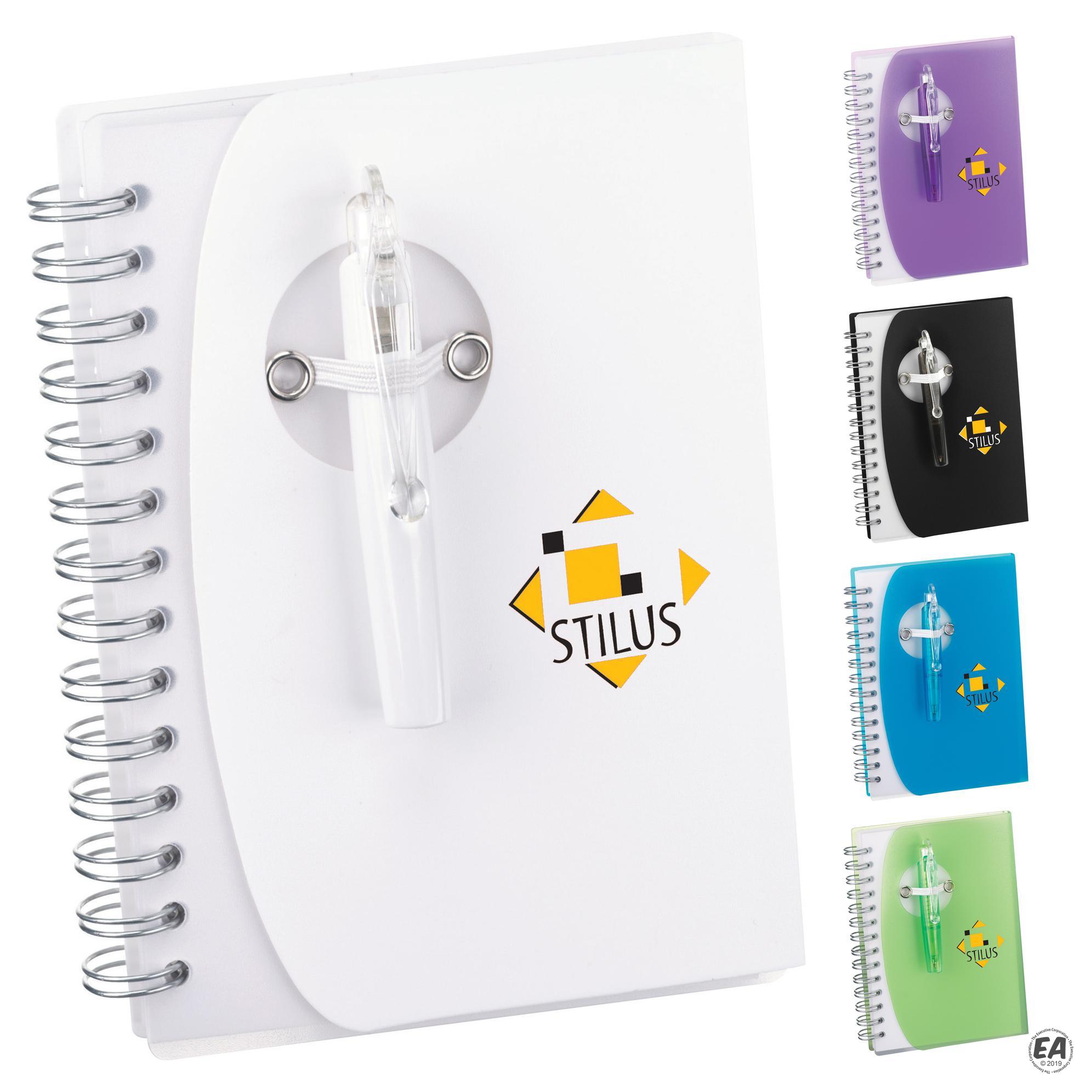 Branded The Tribune Spiral 4x5.5 Notebook | Custom Notebook Pen Combos ...