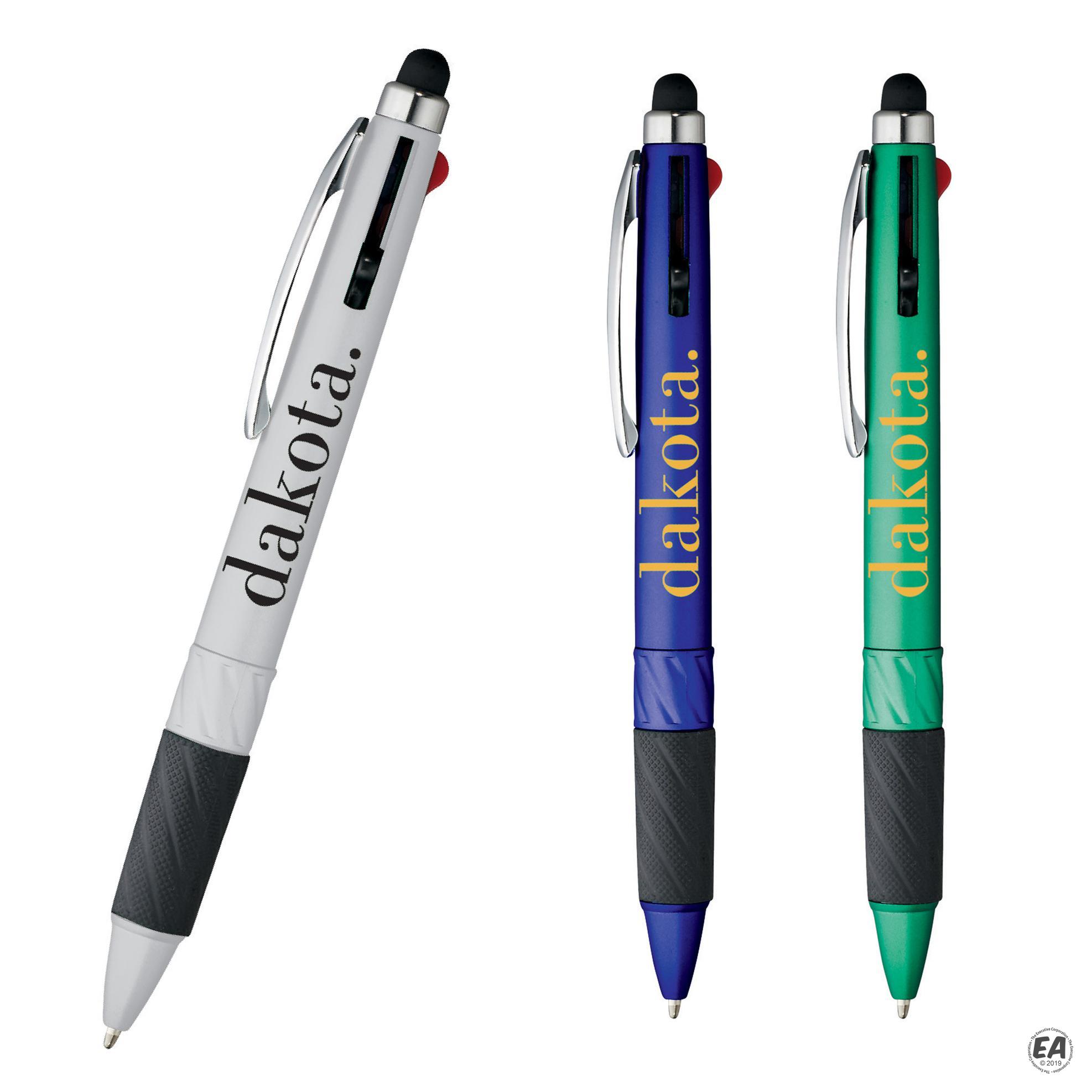 Custom The Fab Multi-Ink Ballpoint Pen-Stylus | Promotional Stylus Pens ...