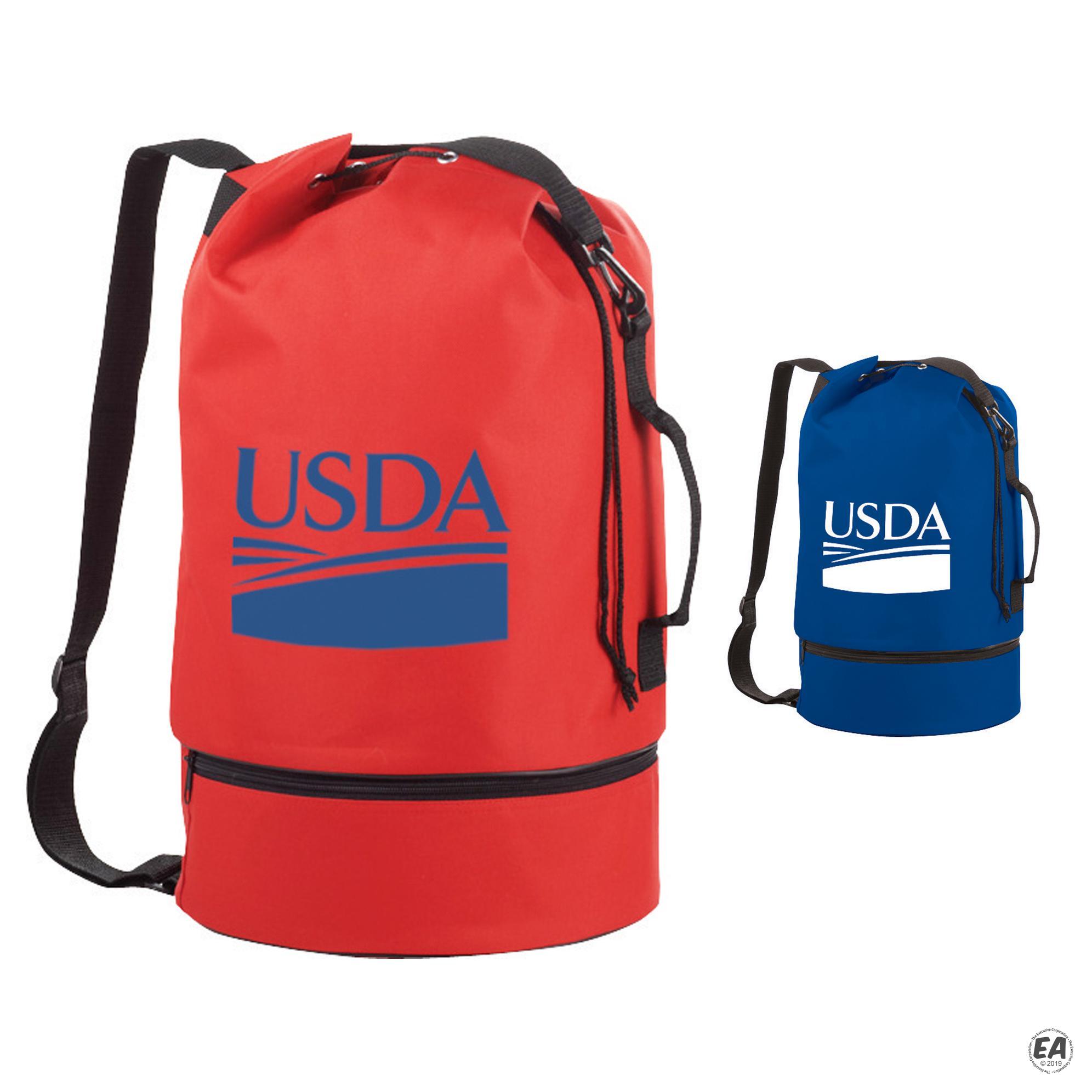 Promotional The Sailor Drawstring Duffel Bag Sling | Branded Duffel ...