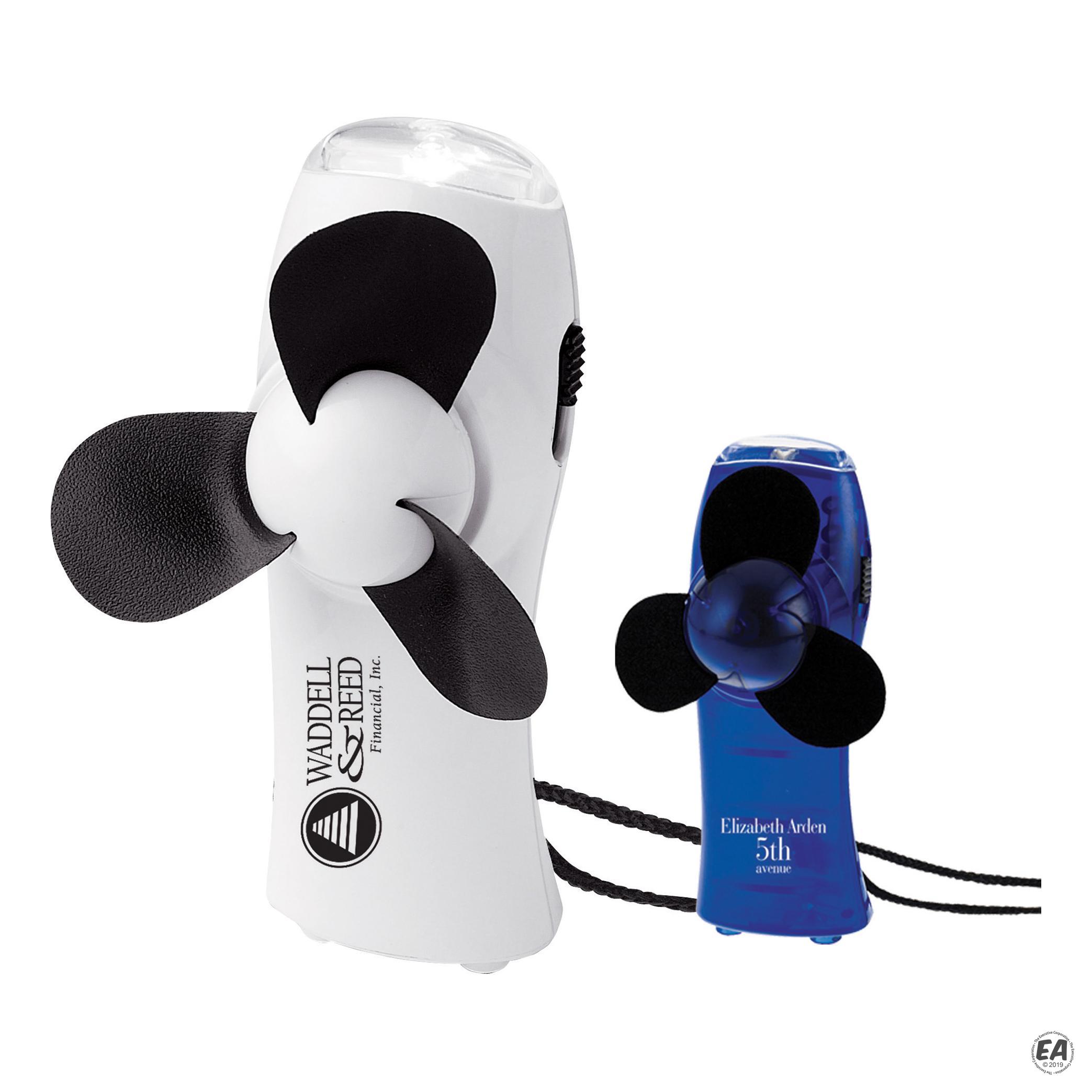 Customized Turbo Mini Fan / Flashlight | Promotional Cooling Fans ...