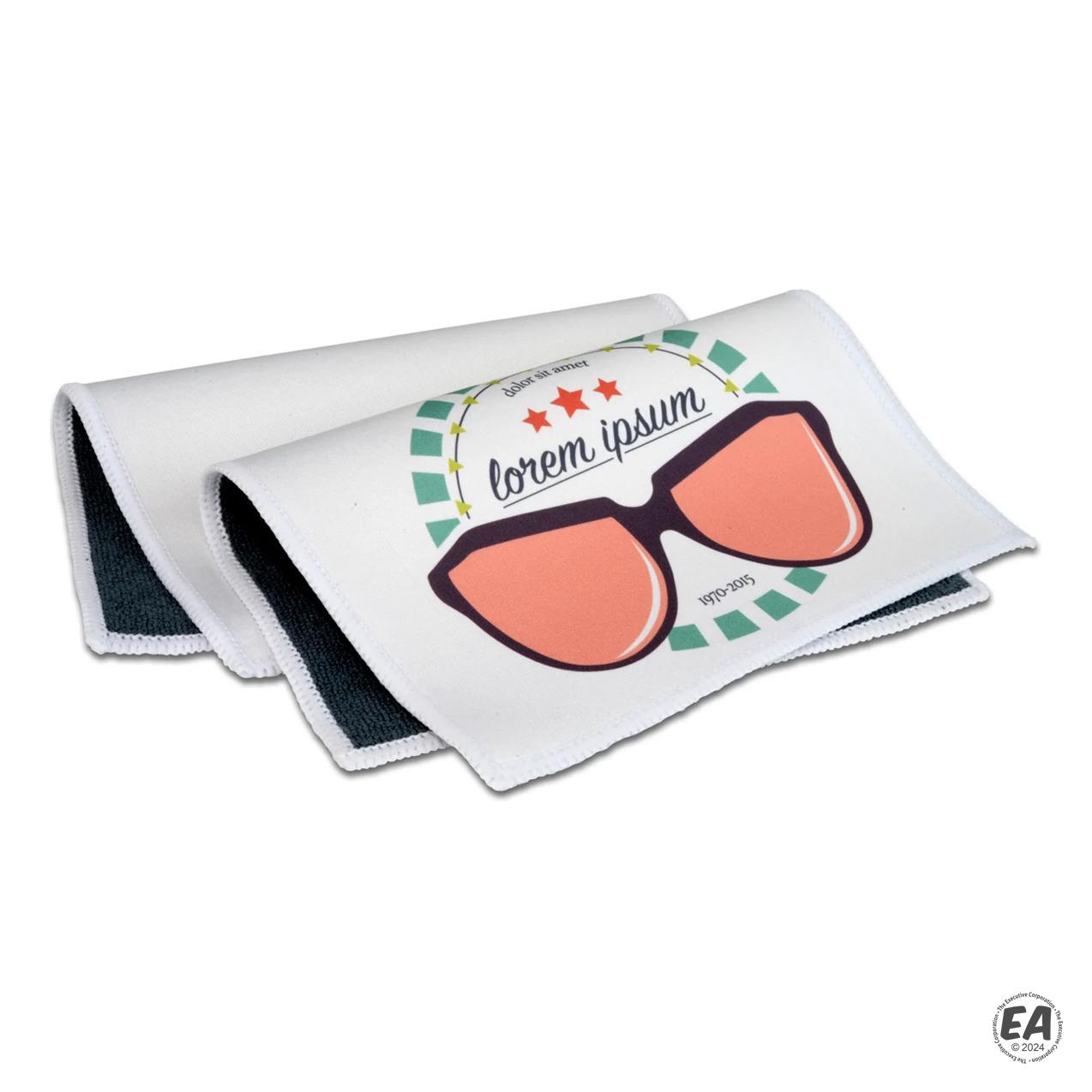 Customized Quick Screen and Eyeglass Cleaning Cloth 5x7 | Promotional ...