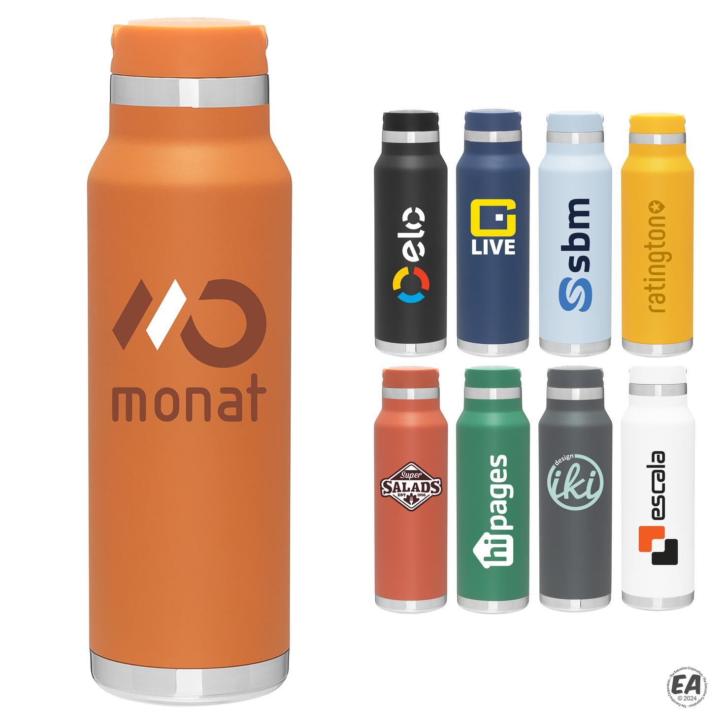 Branded 25 oz H2Go Voyager Stainless Steel Thermal Bottle | Customized ...