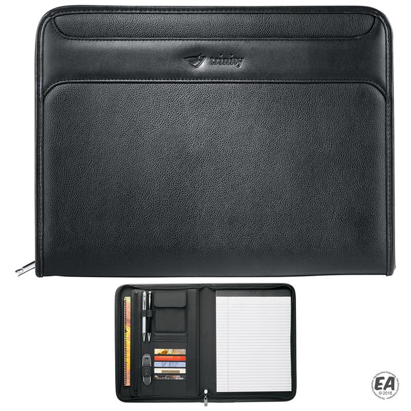 Promotional Burke Zippered Padfolio | Customized Executive Padfolios ...