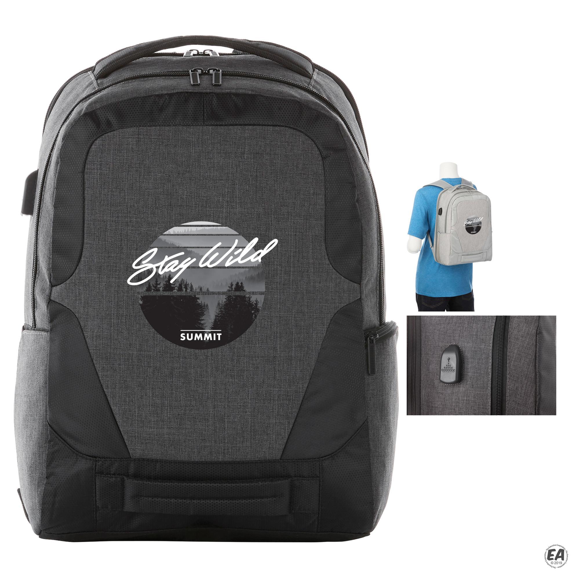 Customized Overland 17 TSA Computer Backpack with USB Port | Branded ...
