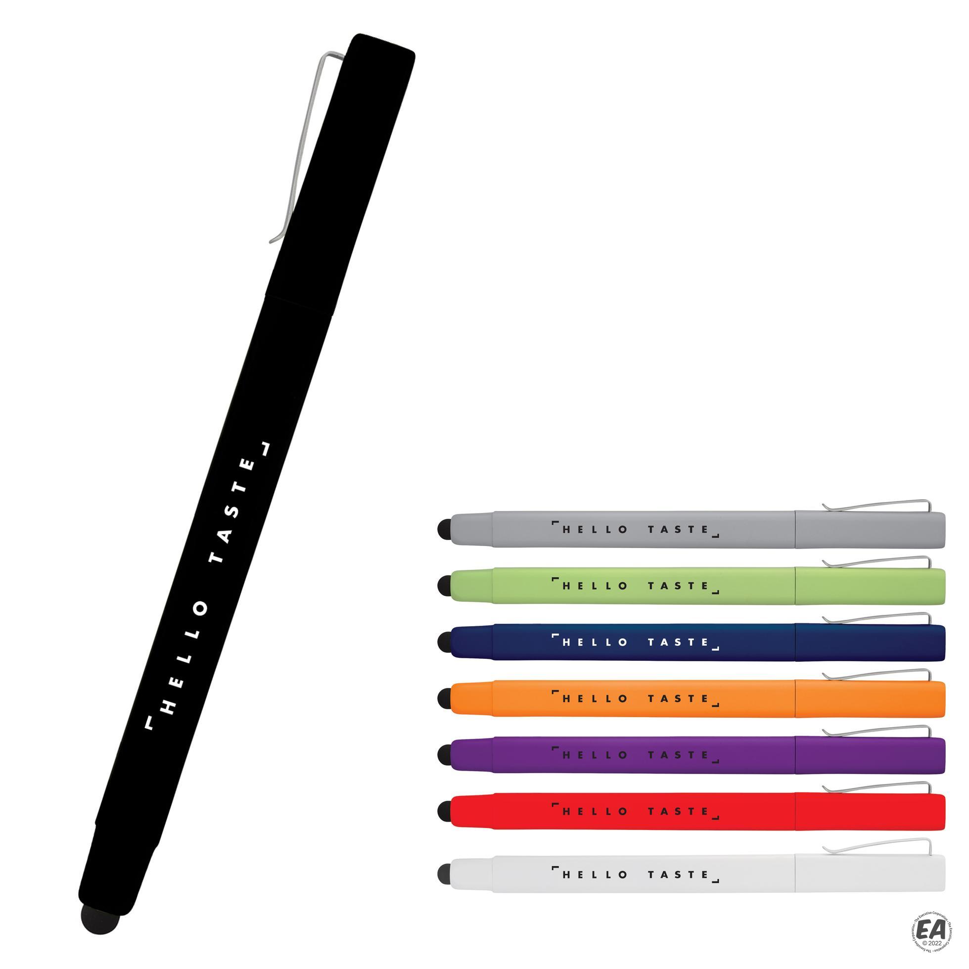 Customized Ambassador Square Ballpoint Stylus Pen | Promotional Emblem ...