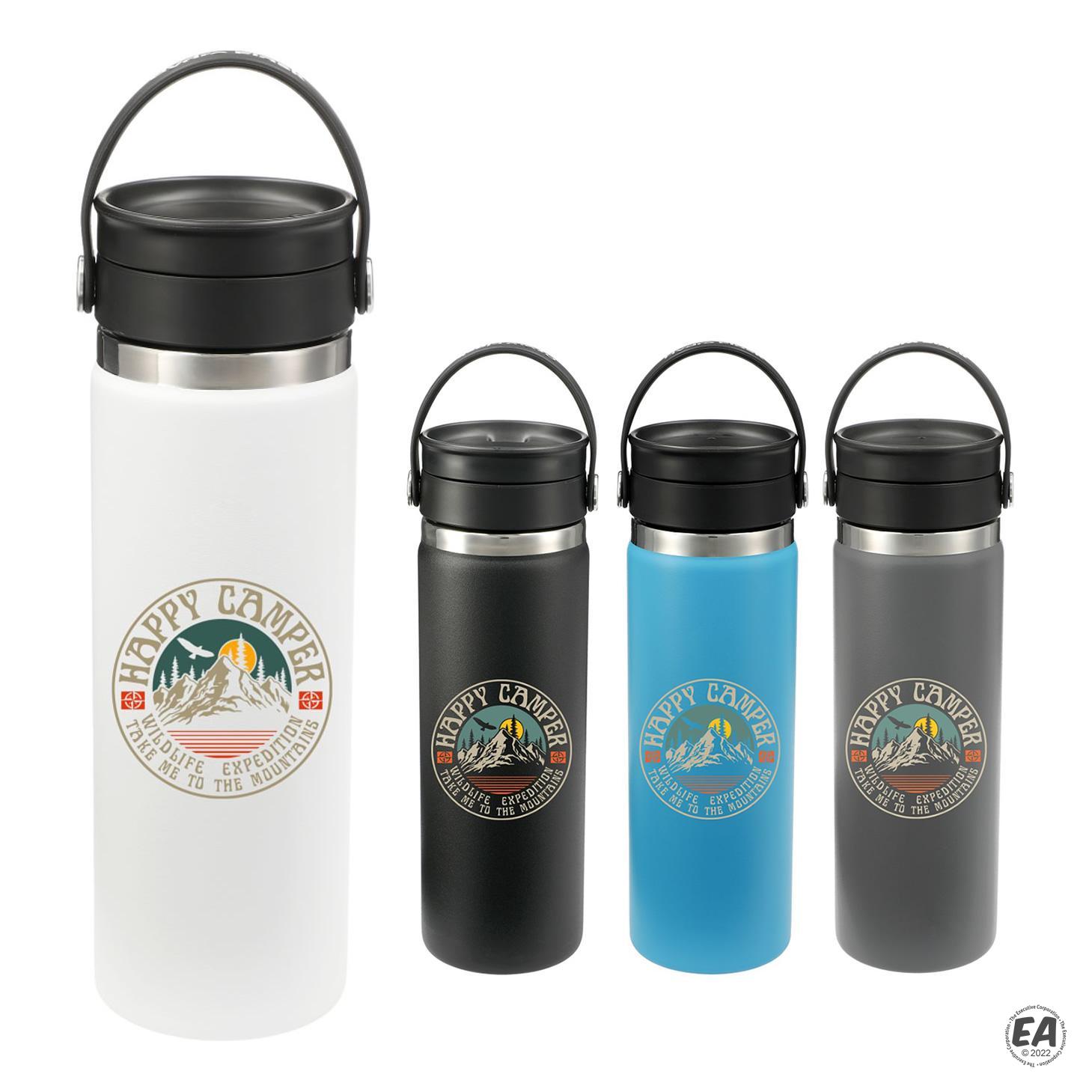 Customized Hydro Flask 20 oz Wide Mouth With Flex Sip Lid | Promotional ...
