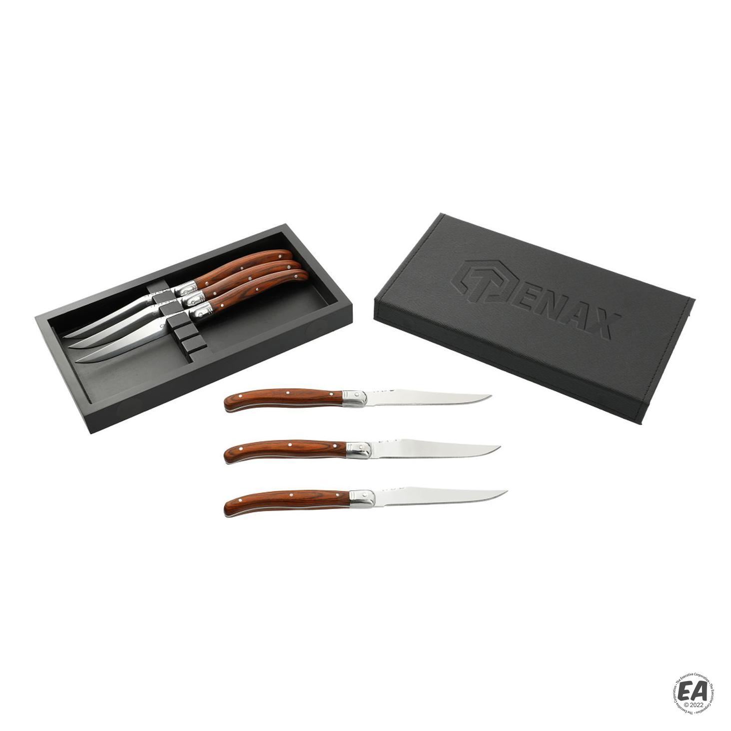 Customized Modena 6-Piece Steak Knife Set | Promotional Knife Sets ...