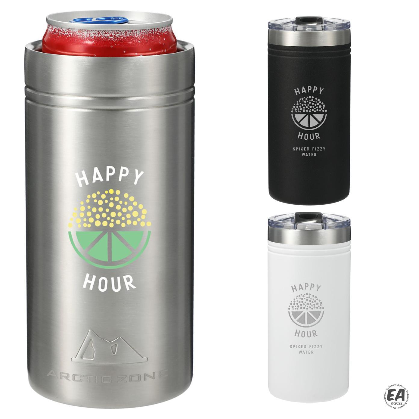 Customized Arctic Zone Titan Thermal HP Slim Cooler 12oz | Promotional ...