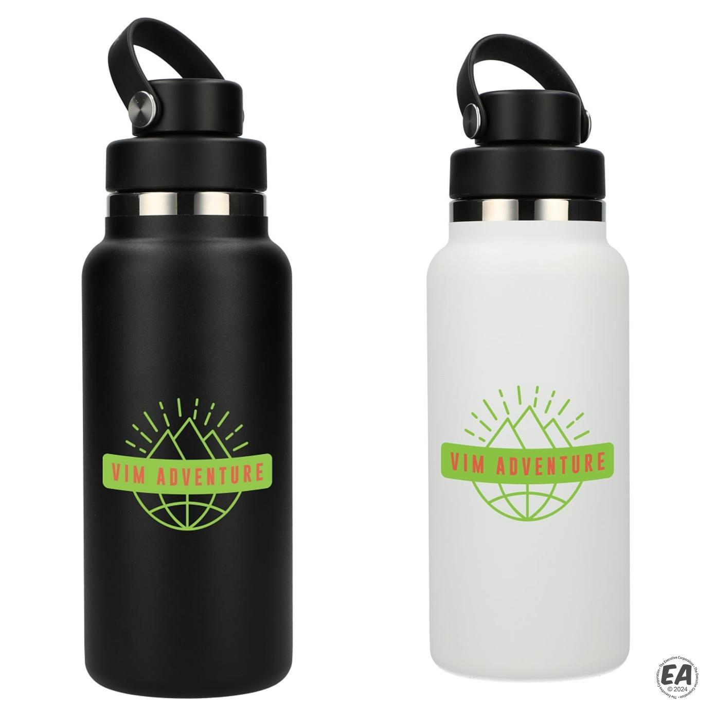 Customized Hydro Flask 32 oz Wide Mouth with Flex Chug Cap | Branded ...