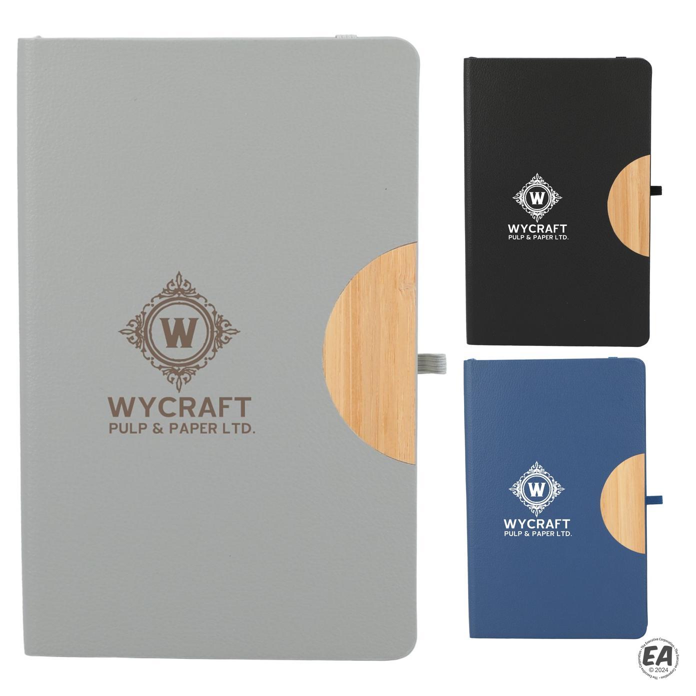 Custom Kaya Recycled and Bamboo JournalBook 5.5x8.5 | Promotional ...