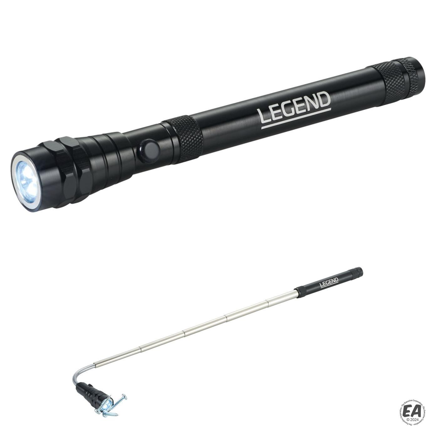 Customized Flare Telescopic LED Magnetic Flashlight | Promotional LED ...