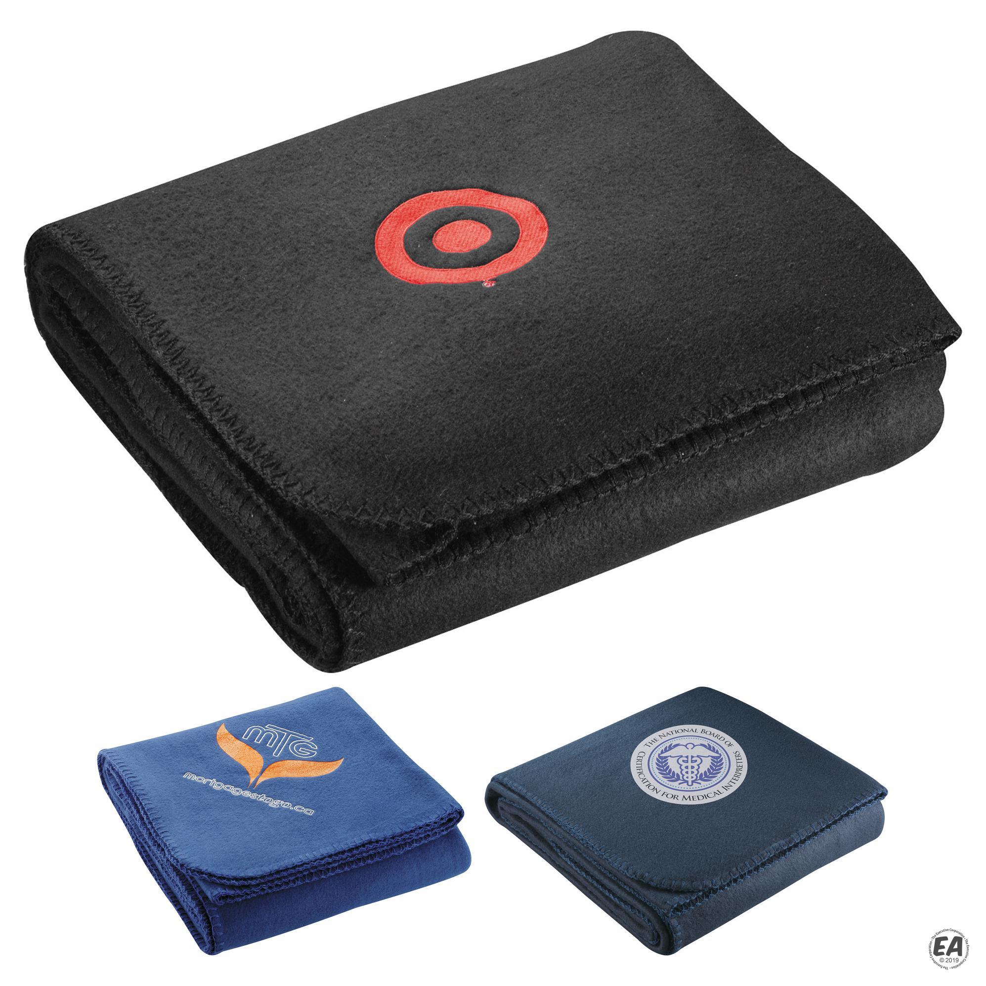 Custom Cozy Fleece Blanket | Promotional Blankets | Branded Cozy Fleece ...