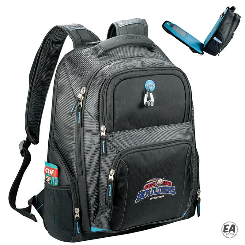 Promotional Zoom Checkpoint-Friendly Compu-Backpack | Branded Laptop ...
