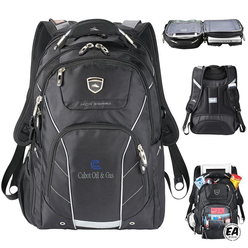 Promotional High Sierra Elite Fly-By Compu-Backpack | Customized Laptop ...