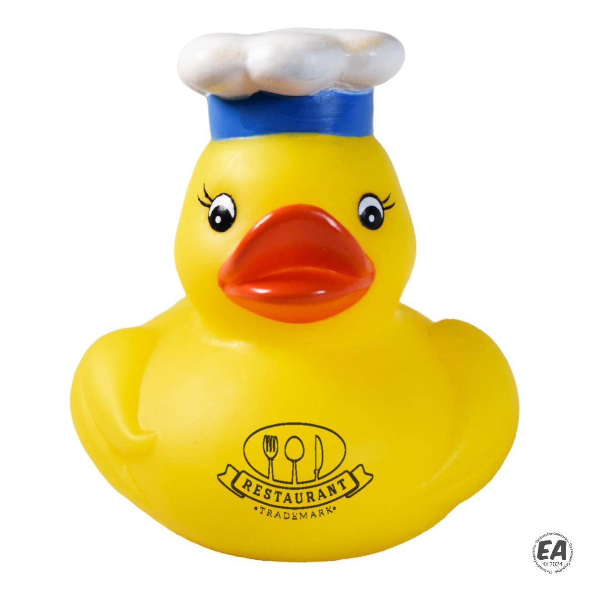Customized Chef Rubber Duck | Promotional Rubber Ducks | Branded Chef ...