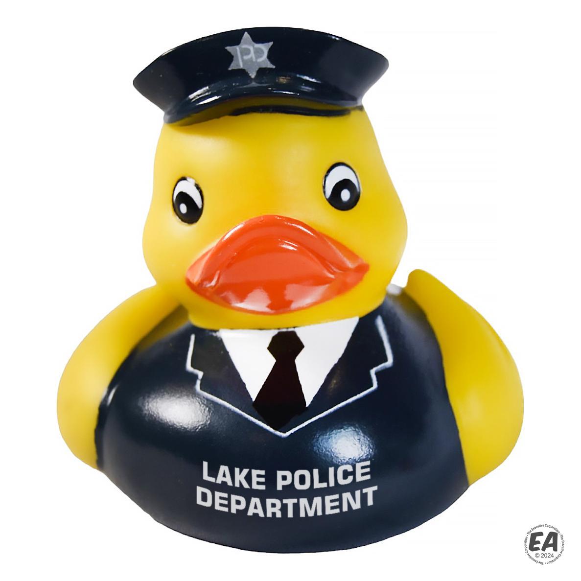Customized Smart Police Rubber Duck | Branded Rubber Ducks | Custom ...