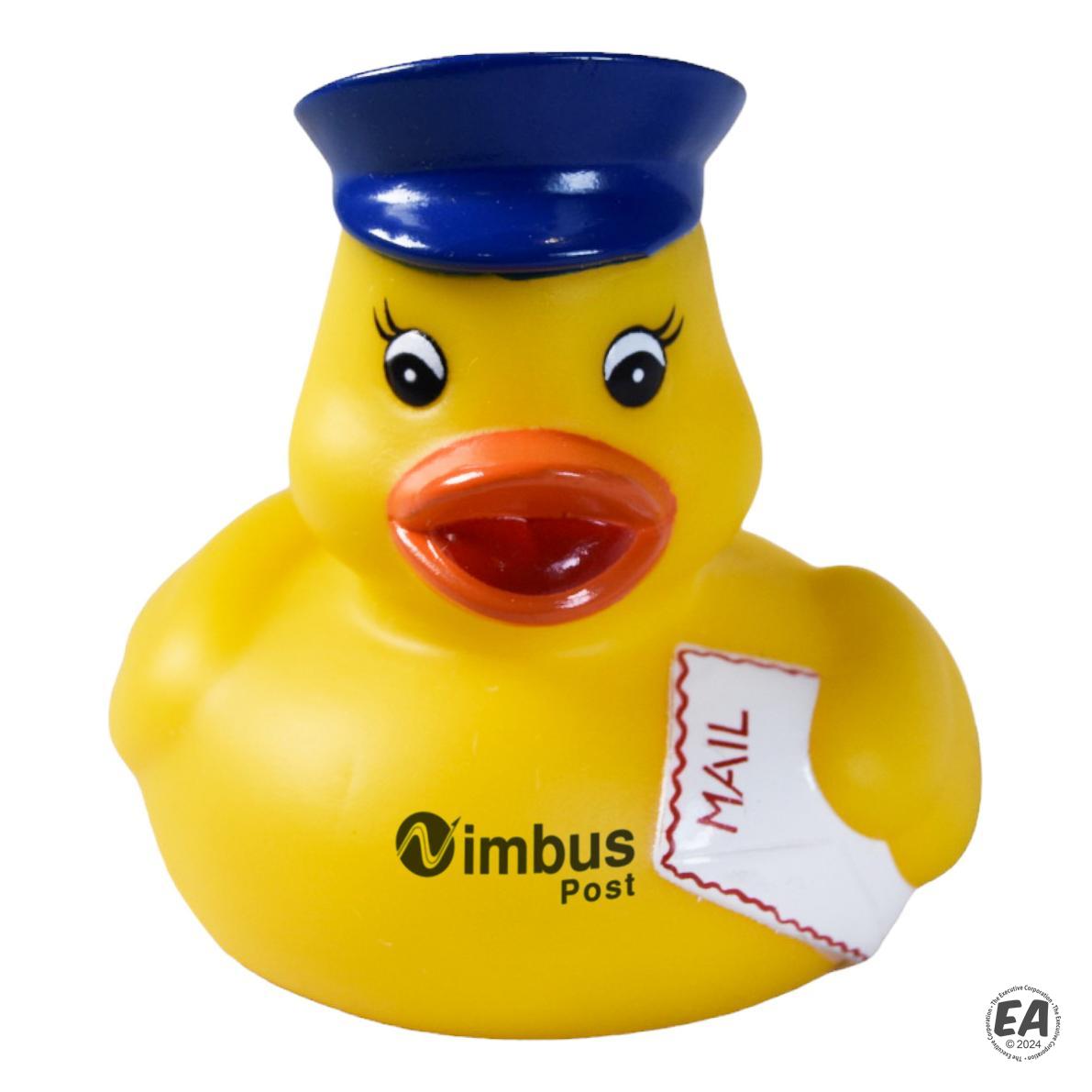 Customized Mailman Rubber Duck | Promotional Rubber Ducks | Branded ...