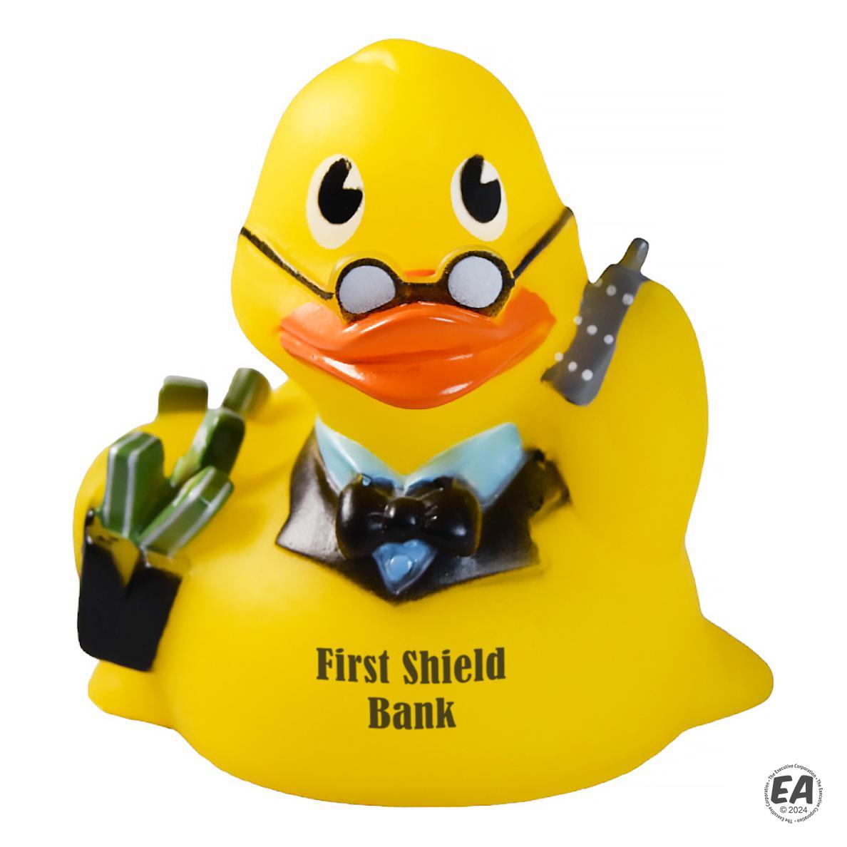 Promotional Financial Rubber Duck | Customized Rubber Ducks | Branded ...