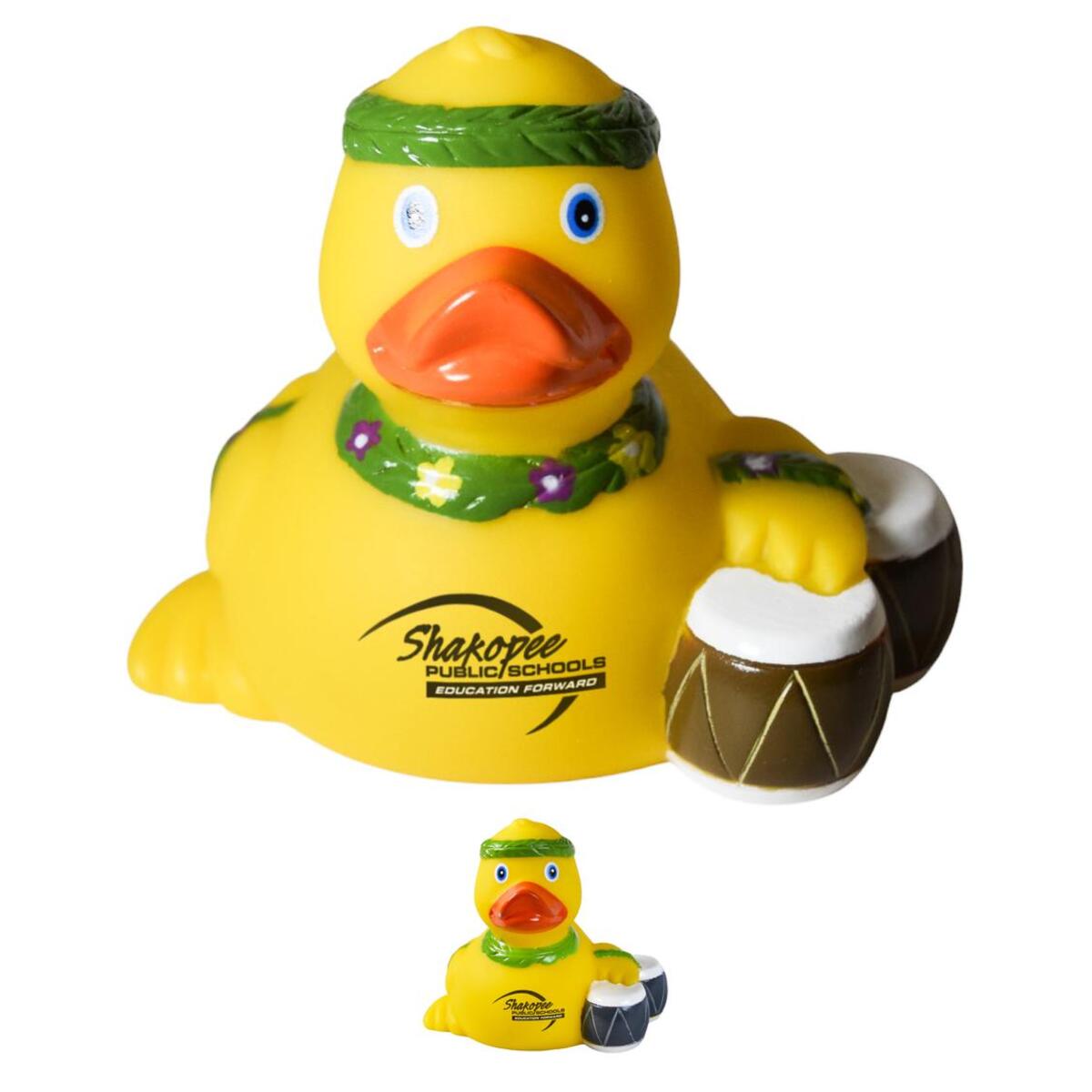 Branded Drummer Rubber Duck | Customized Rubber Ducks | Custom Drummer ...