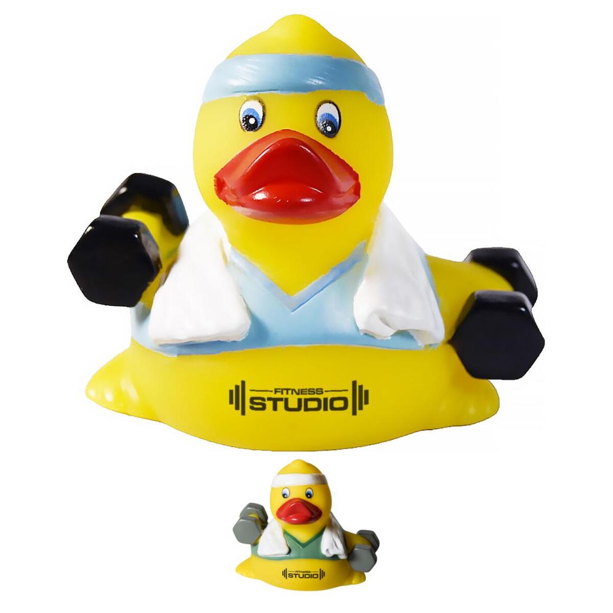 Customized Gym Rubber Duck | Promotional Rubber Ducks | Branded Gym ...