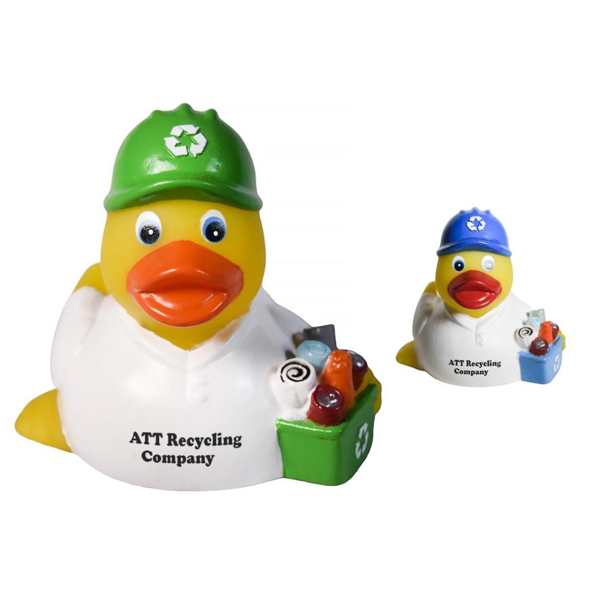 Customized Recycler Rubber Duck | Branded Rubber Ducks | Promotional ...