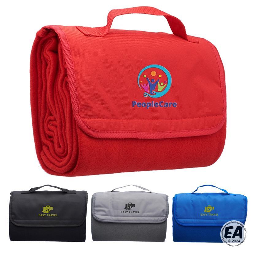 Promotional Covington Stock Roll Up Picnic Blanket 55x45 | Customized ...