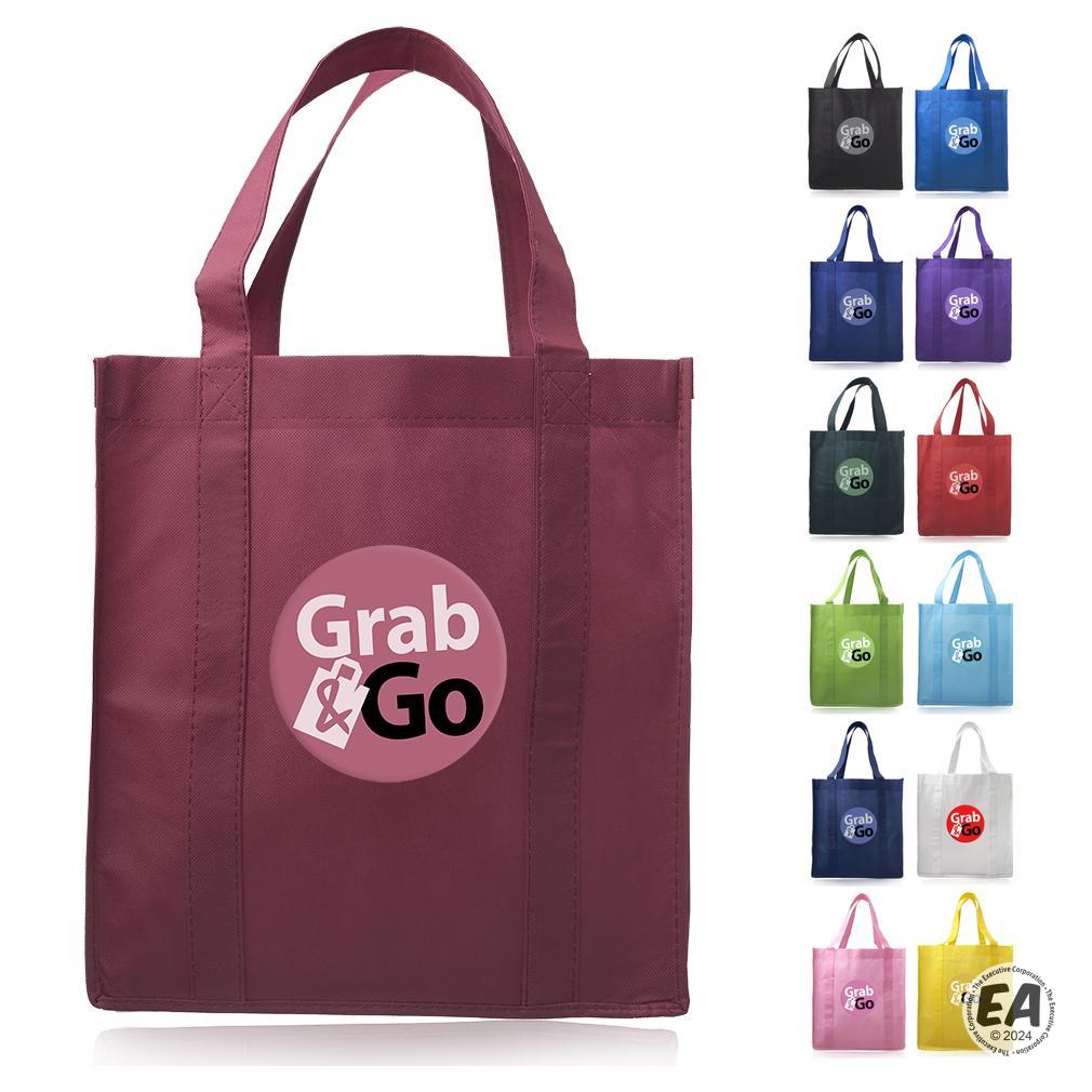 Promotional Reusable Grocery Tote Bag 13x10x15 | Customized ...