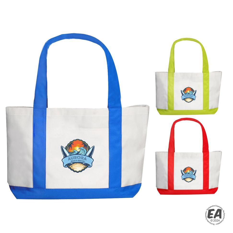 Promotional Canvas Shoulder Tote Bag 18x14x4 | Customized Canvas Tote ...