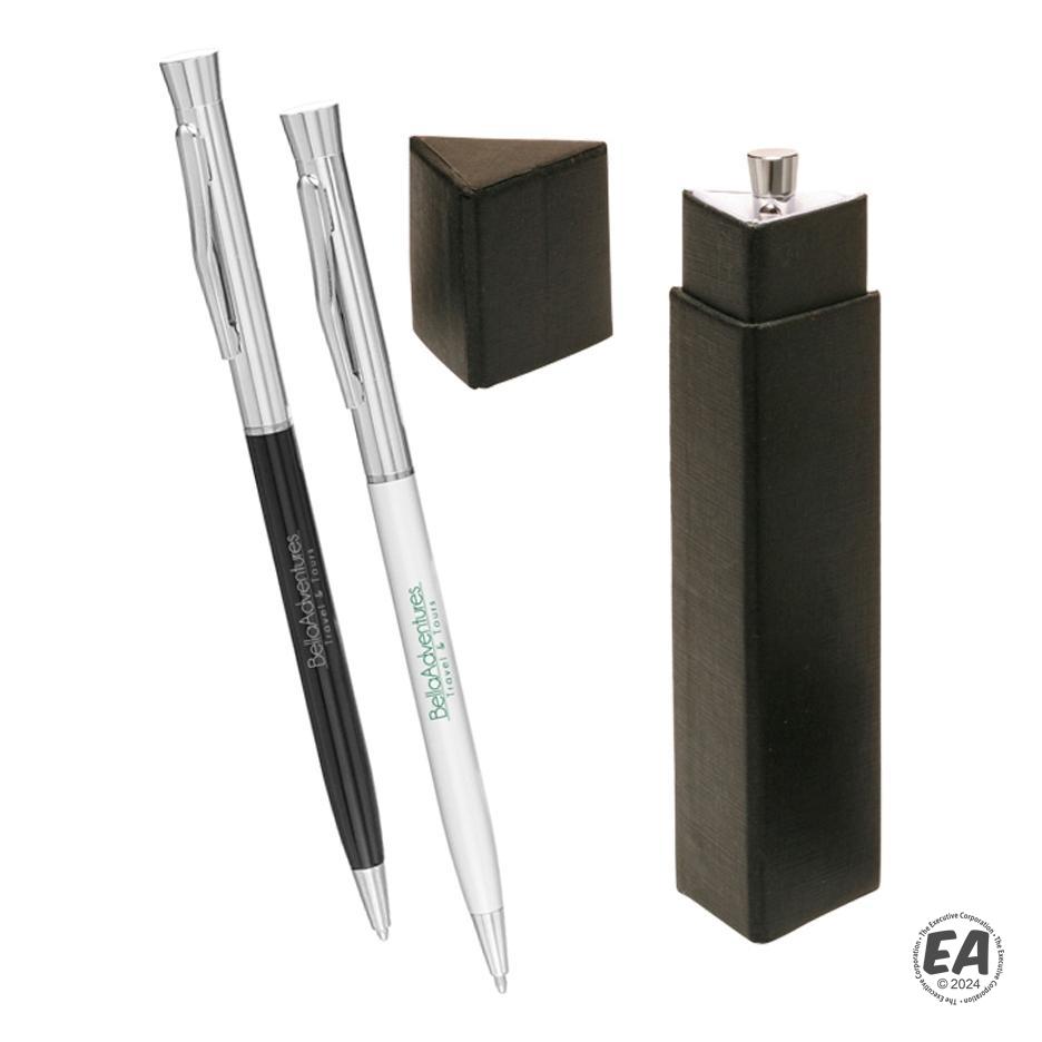 Customized Slim Metal Hotel Pen Gift Set | Promotional Pen Gift Sets ...