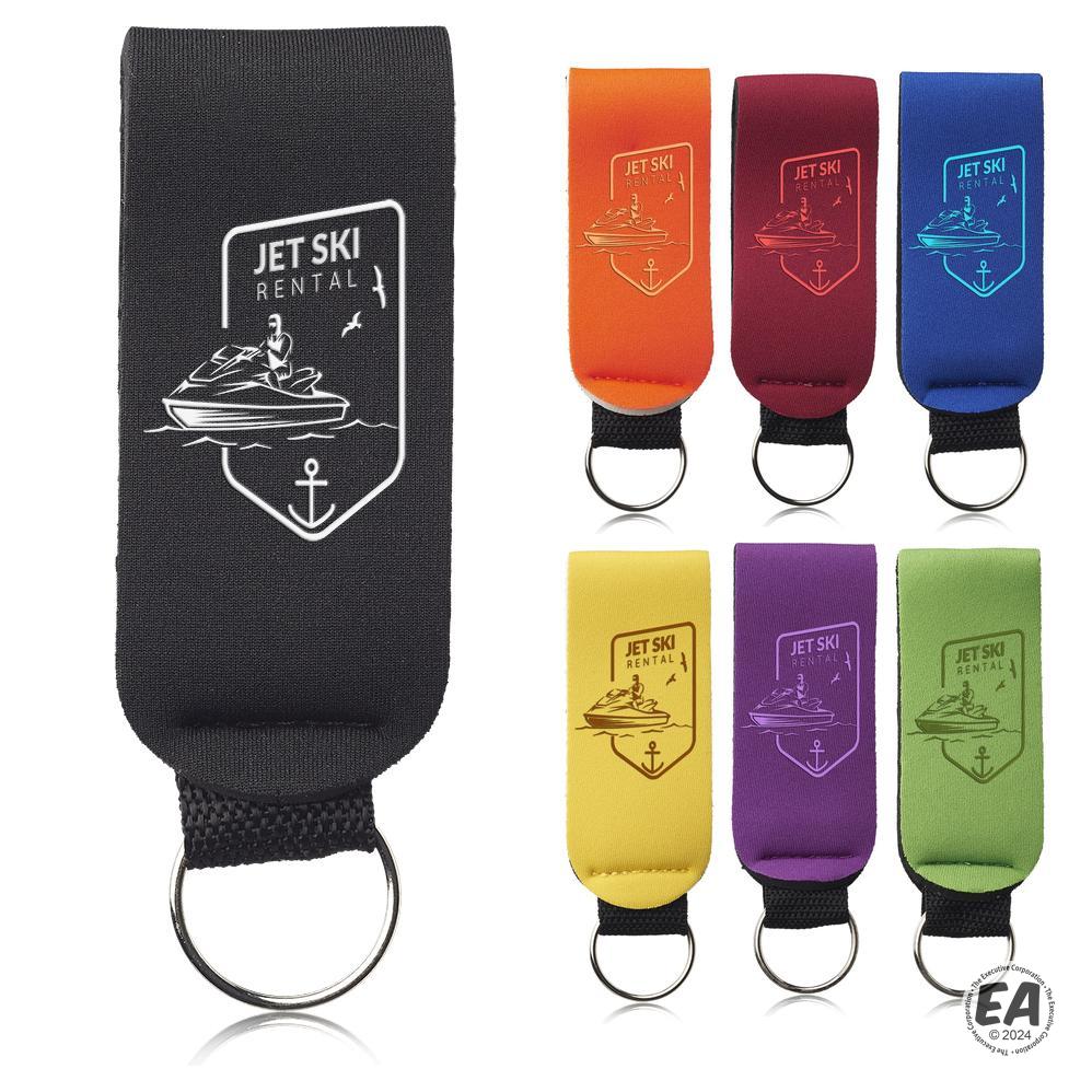 Customized Neoprene Strap Keychain | Promotional Keychains | Custom ...