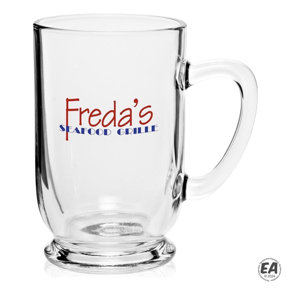 Branded 16 oz. ARC Bolero Glass Mug | Customized Glass Coffee Mugs ...