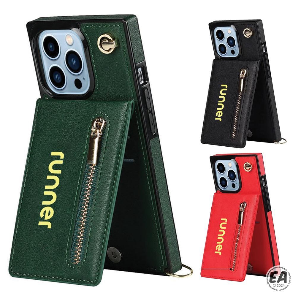 Promotional Crossbody Lanyard Leather Phone Wallet Case for iPhone 11 ...