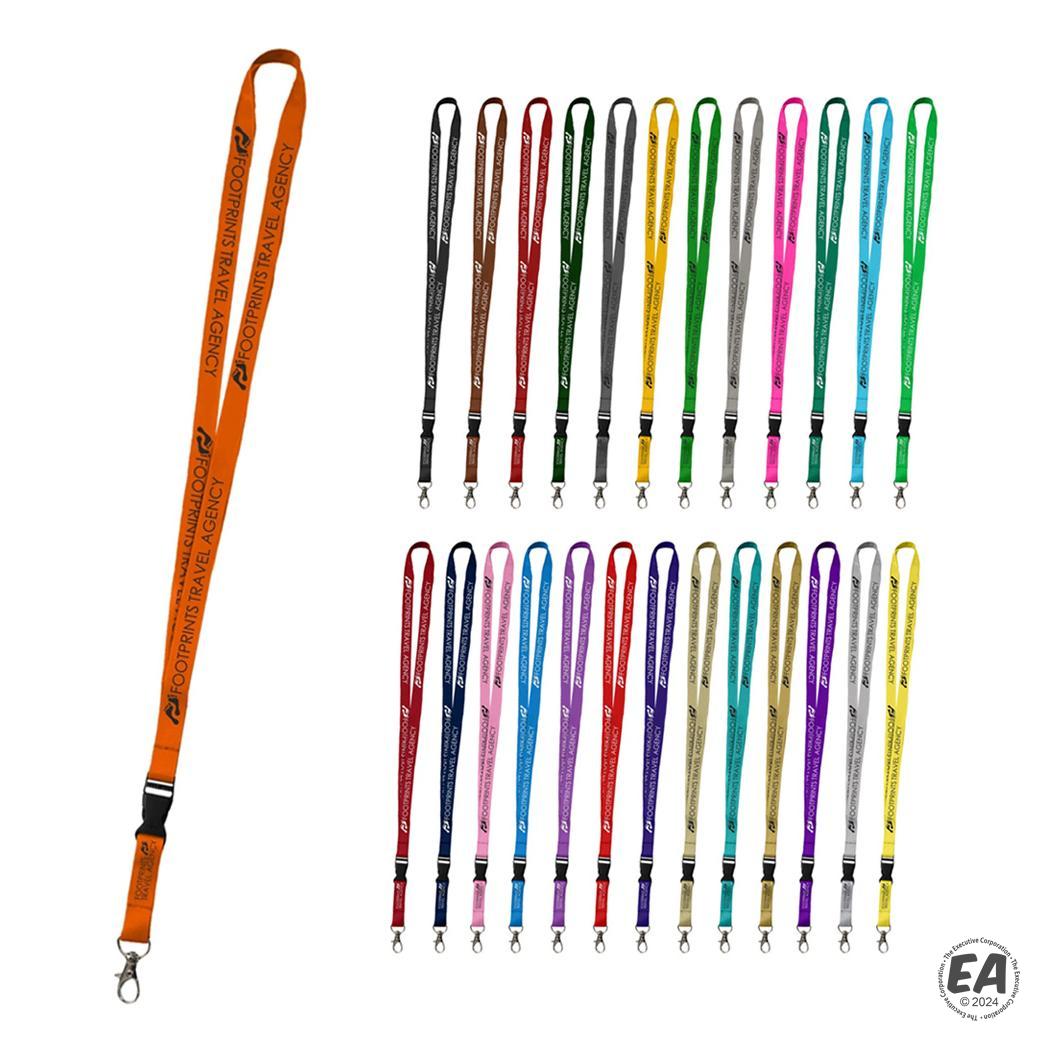 Promotional 36 Dye Sublimation Lanyards with Buckle Release | Branded ...