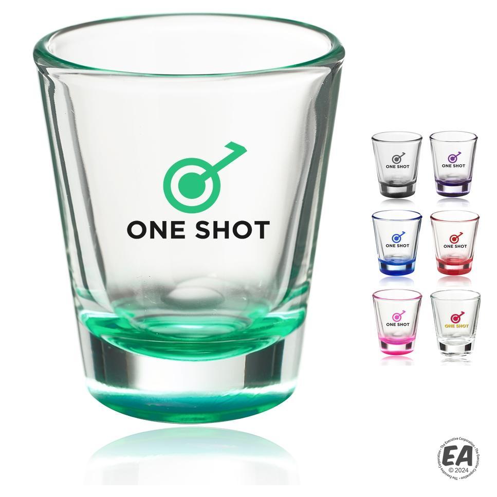 Custom 1.75 oz. Clear Glass Shot Glass | Promotional Shot Glasses ...