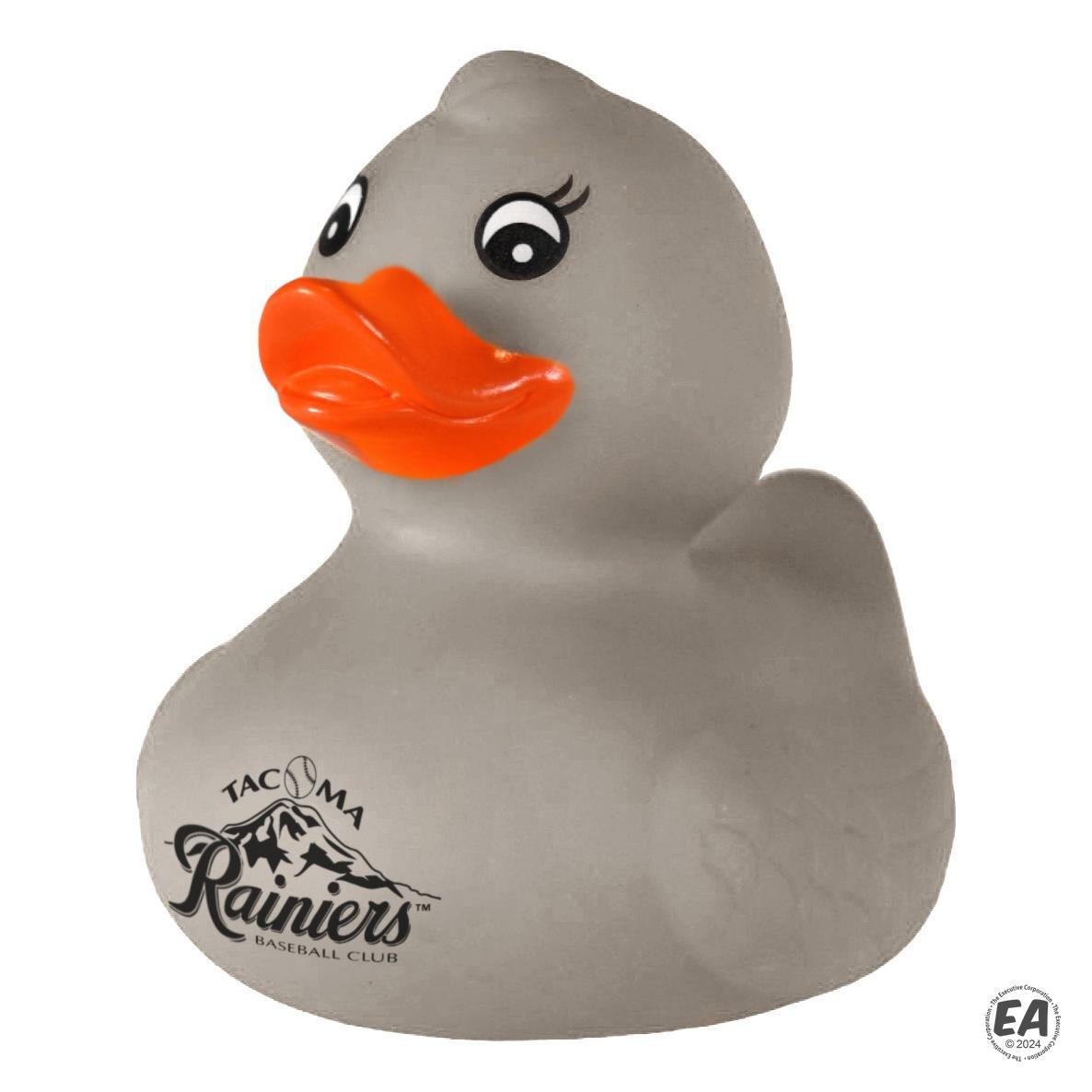 Customized Tall Silver Rubber Duck | Branded Rubber Ducks | Promotional ...