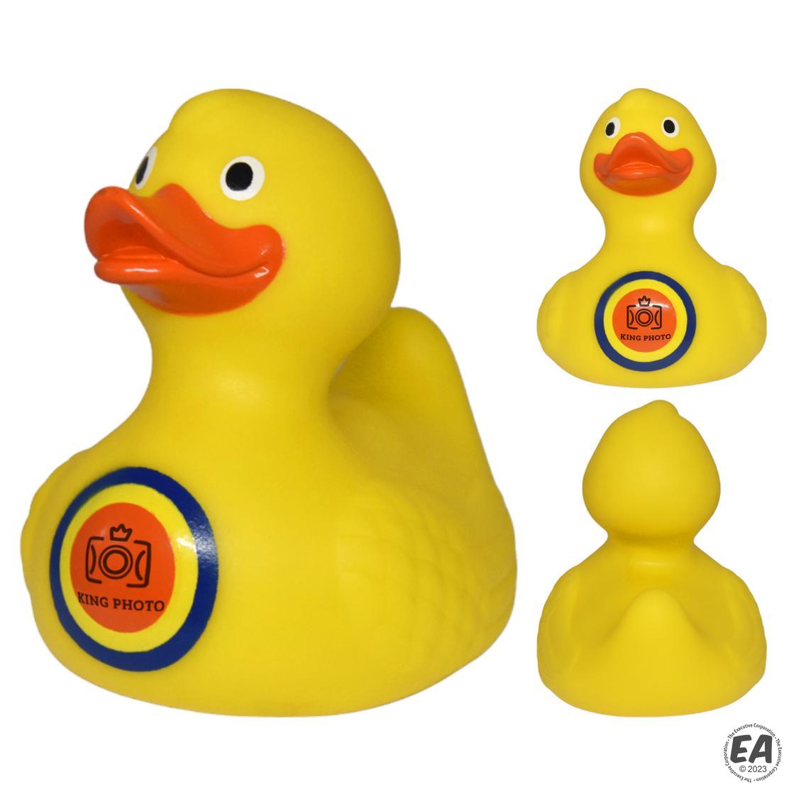Promotional Bulls Eye Rubber Duck | Branded Rubber Ducks | Custom Bulls ...