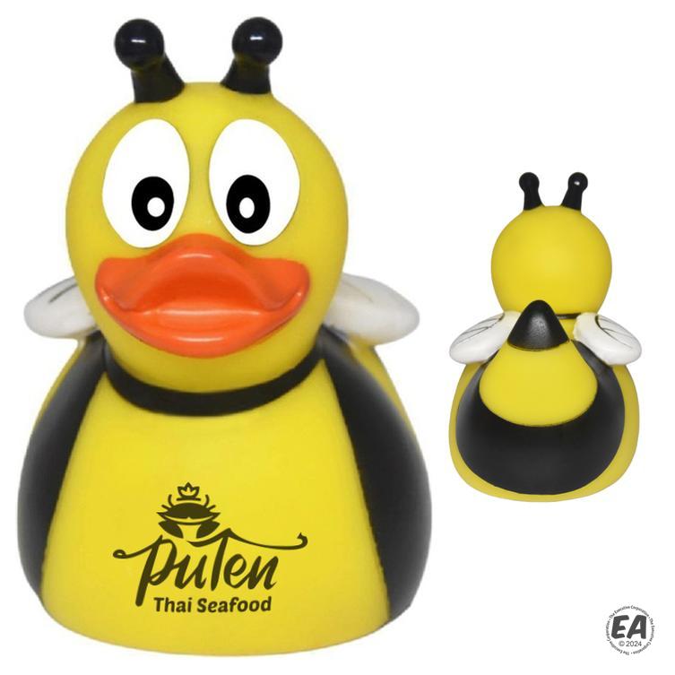 Customized Bumble Bee Rubber Duck | Promotional Rubber Ducks | Custom Bumble Bee Rubber Duck at ...