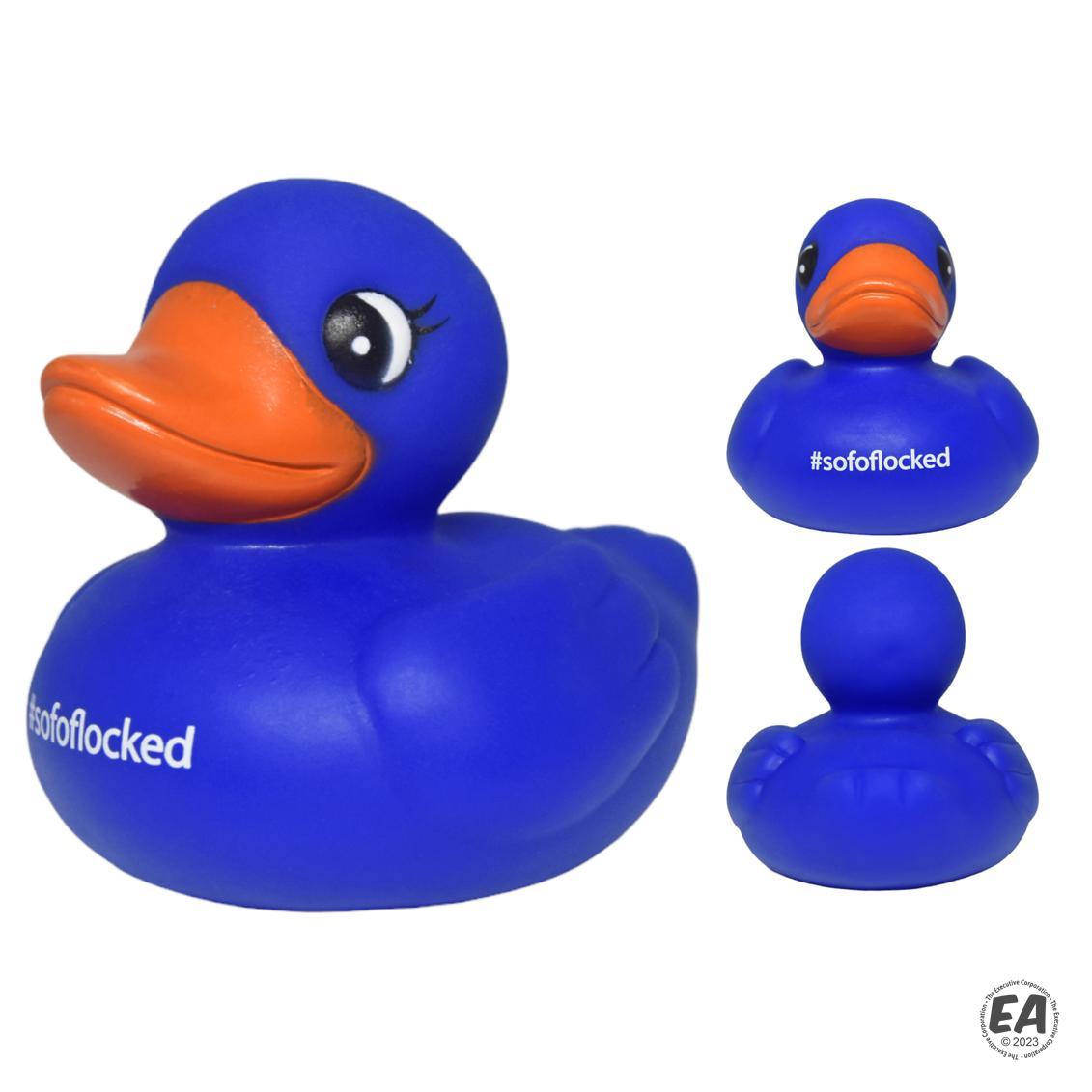 Promotional Blue Rubber Duck | Custom Rubber Ducks | Customized Blue ...