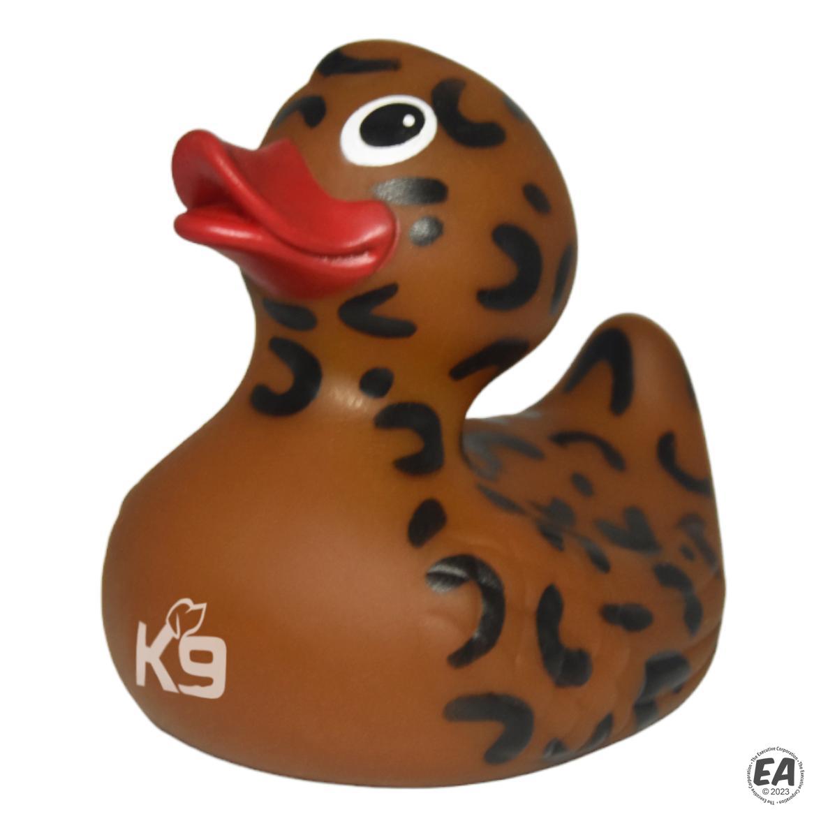 Promotional Safari Cheetah Rubber Duck | Branded Rubber Ducks ...