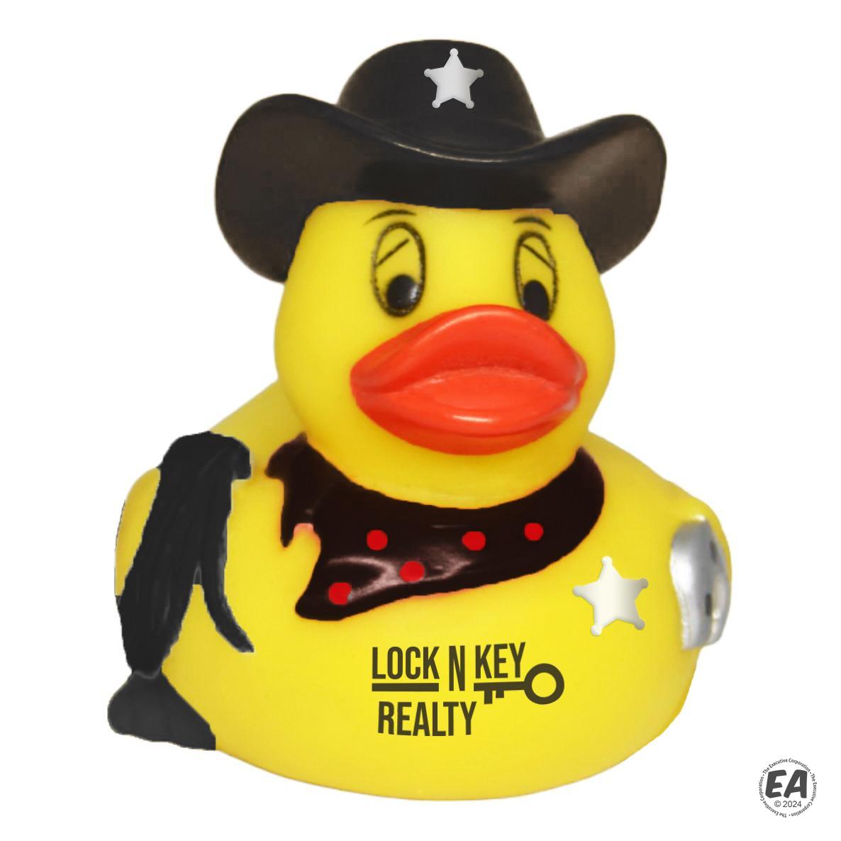 Promotional Western Sheriff Rubber Duck | Customized Rubber Ducks ...