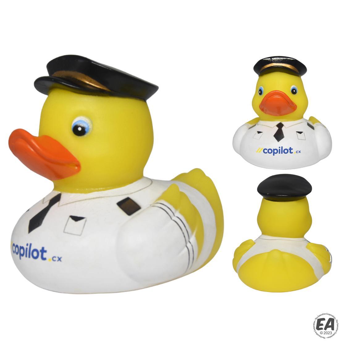 Customized Airplane Pilot Rubber Duck | Promotional Rubber Ducks ...