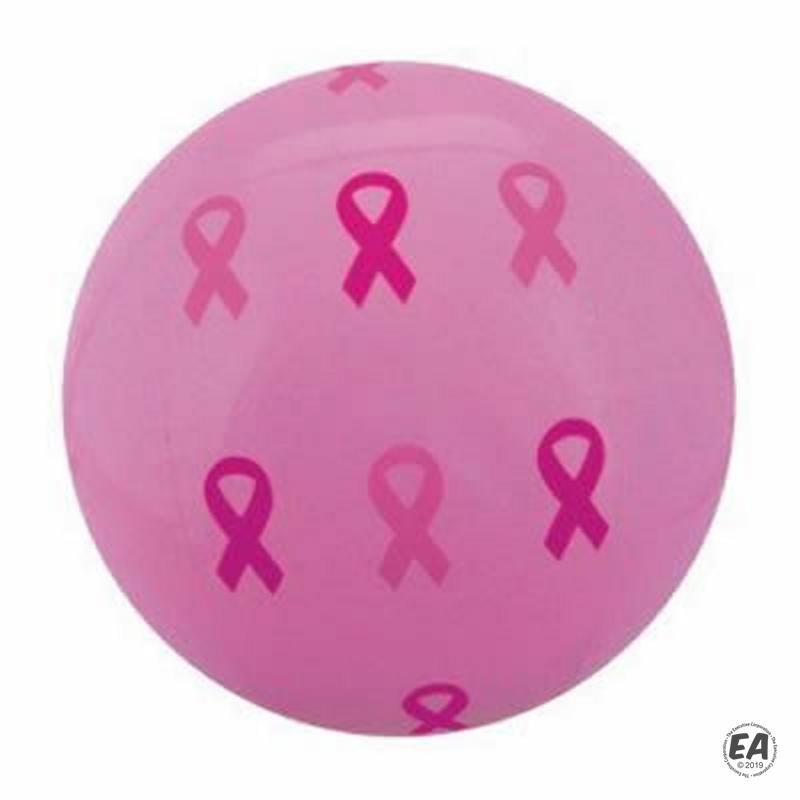 Branded 16 Inflatable Pink Beach Ball w/ Pink Ribbon | Custom ...
